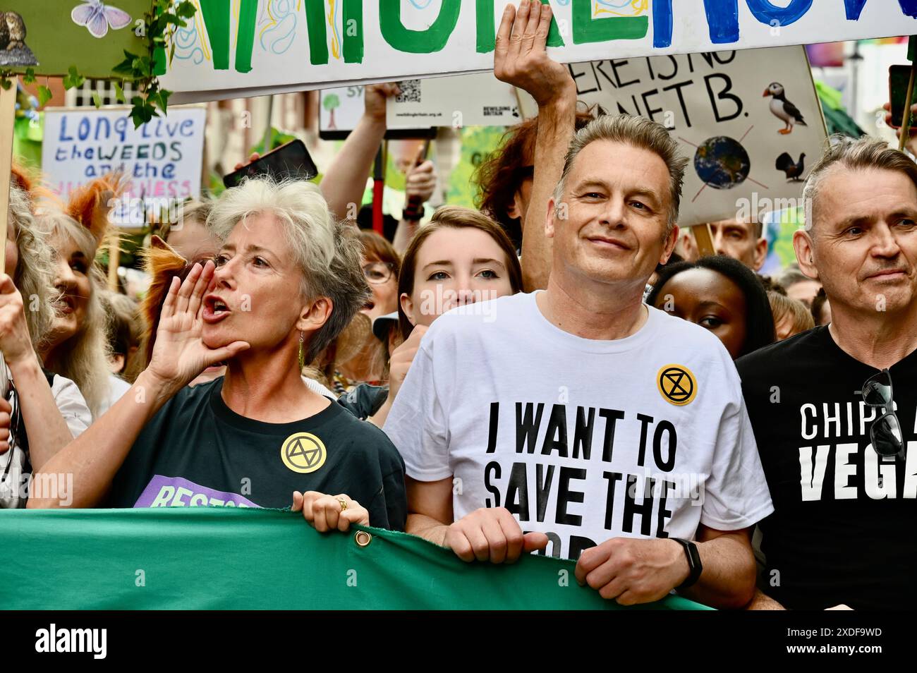London, UK. 22nd June 2024. Dame Emma Thompson, Chris Packham. Chris ...