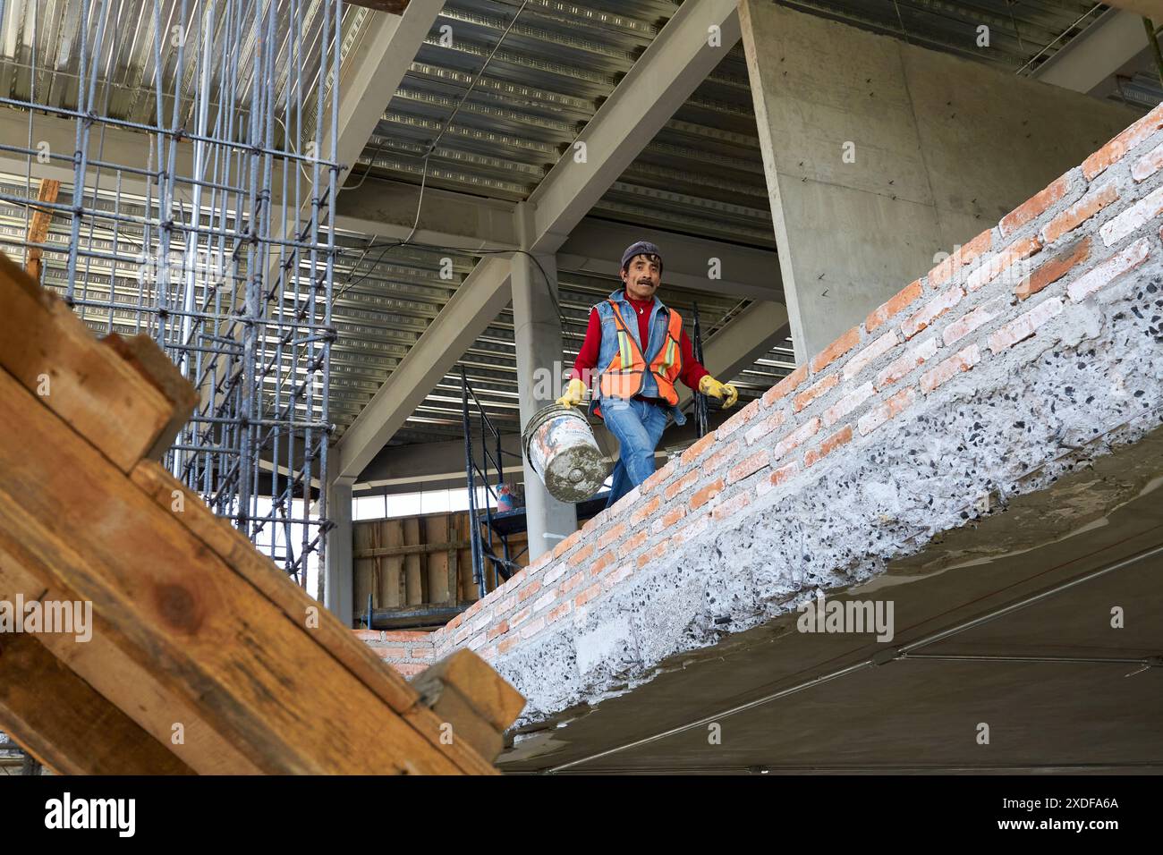 Cement concrete pouring construction hi-res stock photography and ...