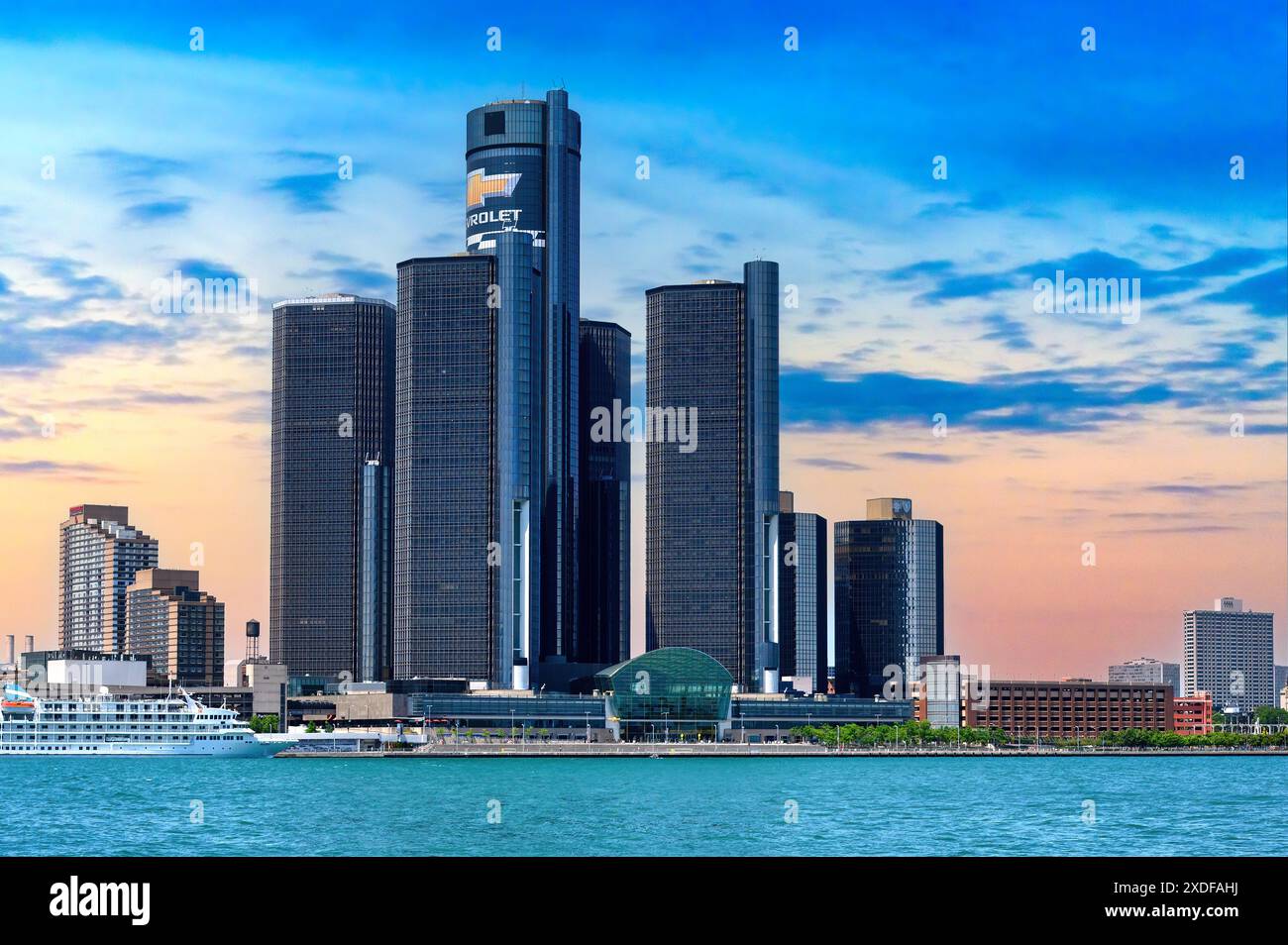 Renaissance Center, Detroit, USA Stock Photo - Alamy