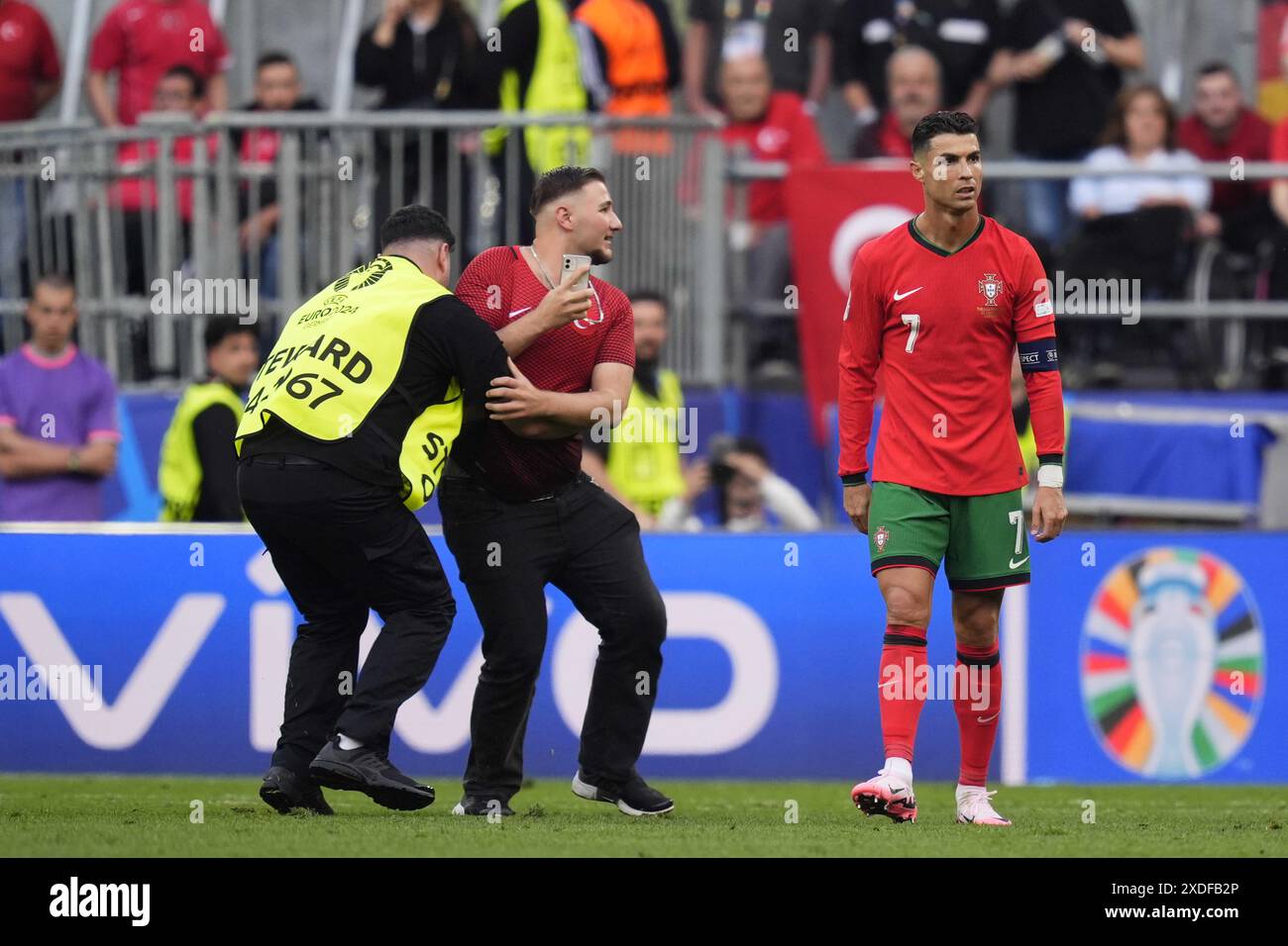 Dortmund, Germany. 22nd June, 2024. Several pitch invasion to take pics ...