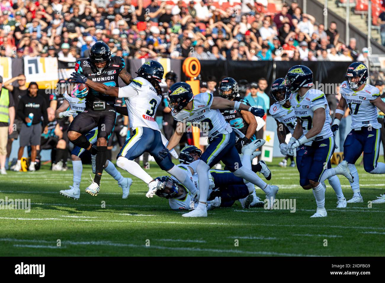 Chad-adri Walrond (Stuttgart Surge, #03), Munich Ravens vs. Stuttgart ...