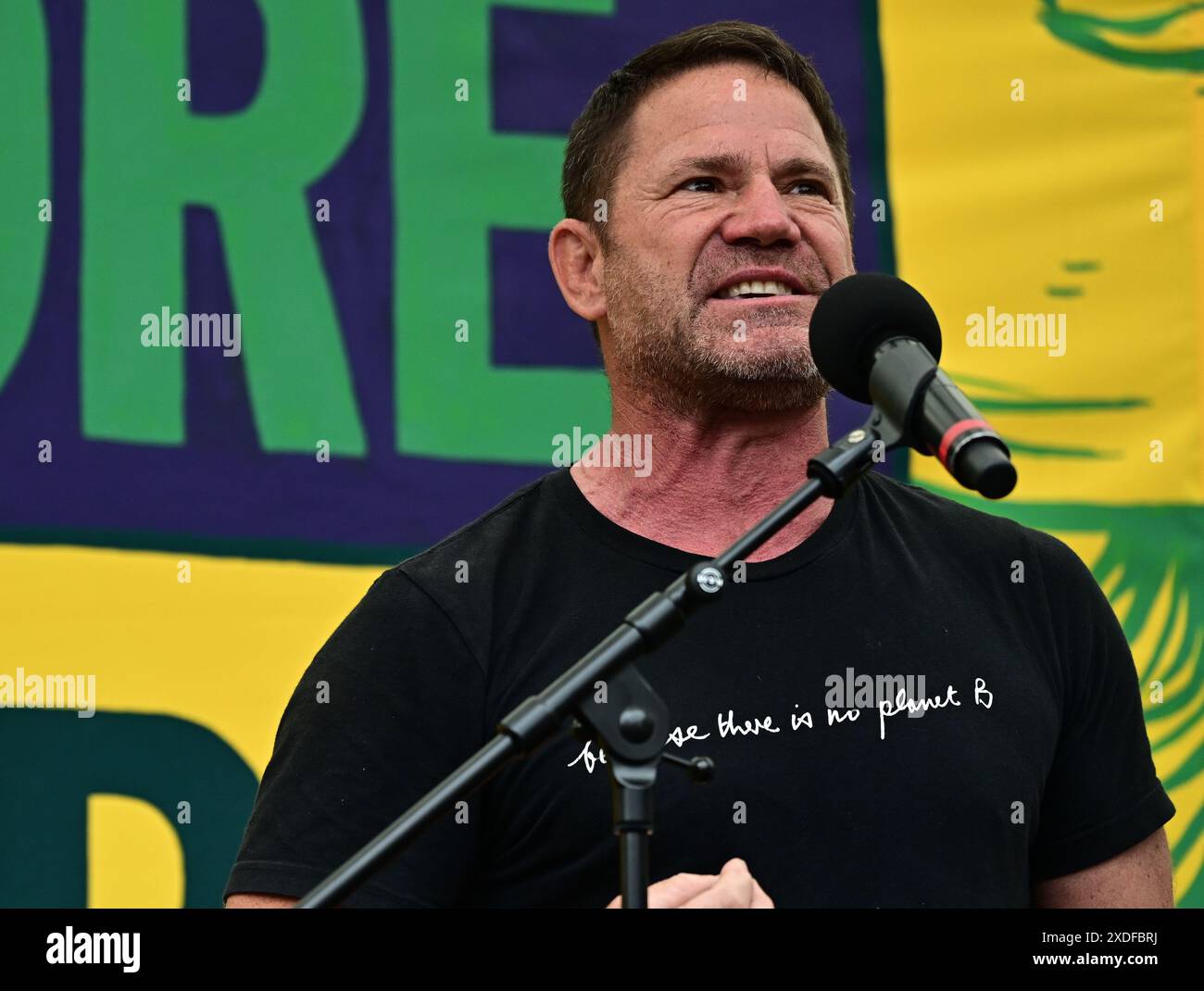 LONDON, UK. 22nd June, 2024. Speaker Steve Backshall is a naturalist ...
