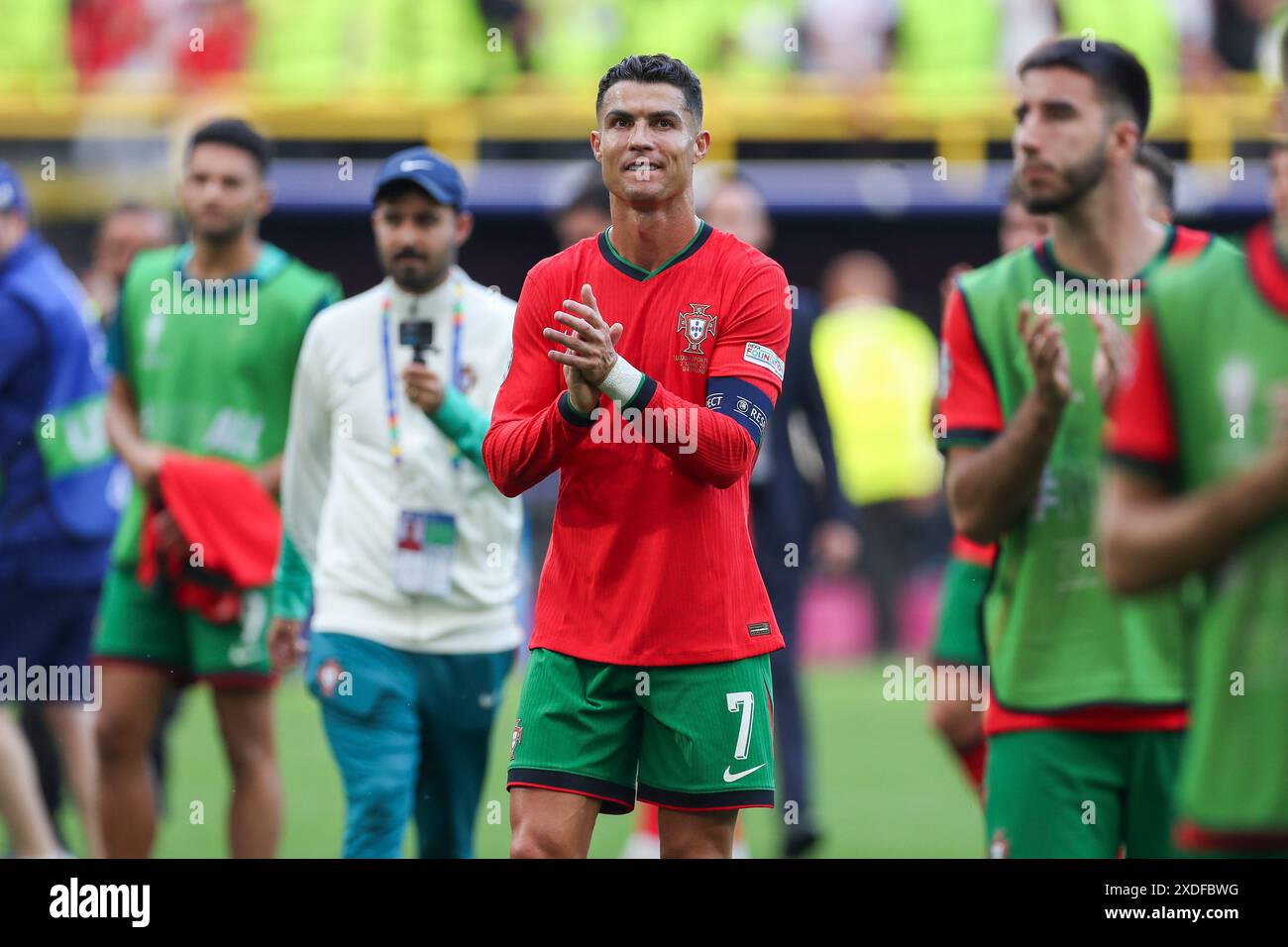 Dortmund, Germany. 22nd June, 2024. Portugal Cristiano Ronaldo applauds ...