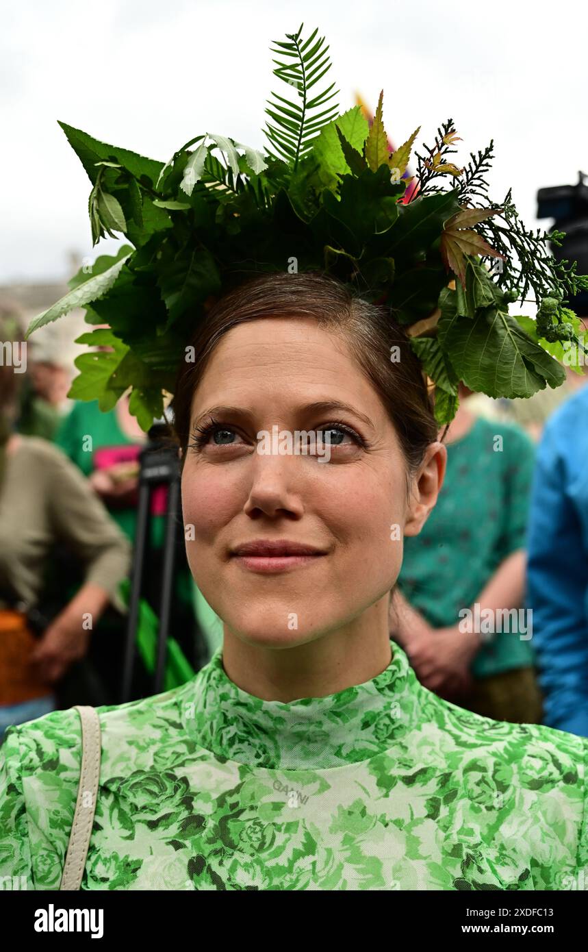 LONDON, UK. 22nd June, 2024. Charity Wakefield of the Woodland trust ...