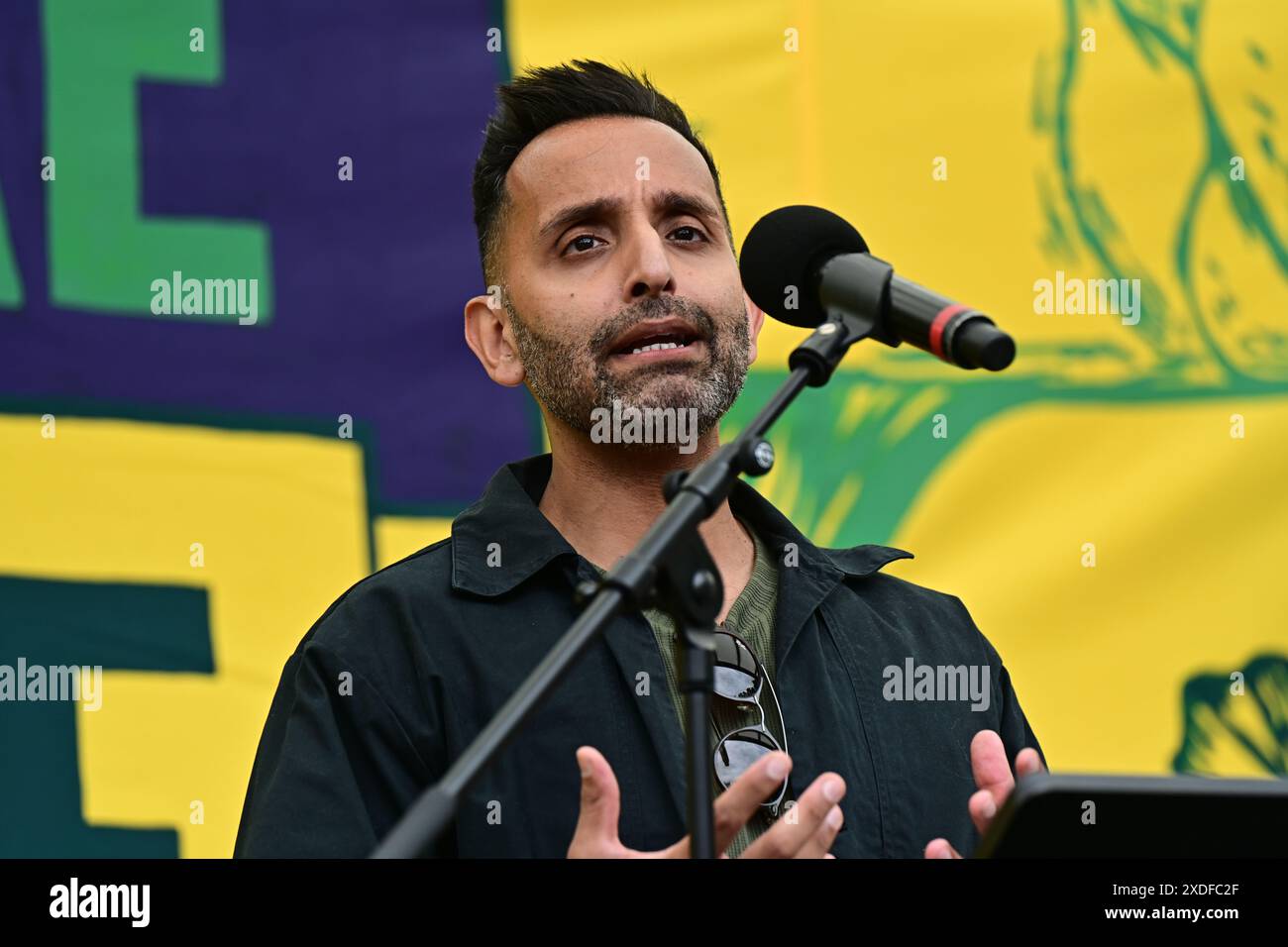 LONDON, UK. 22nd June, 2024. Speaker Dr Amir Khan is a GP at the ...