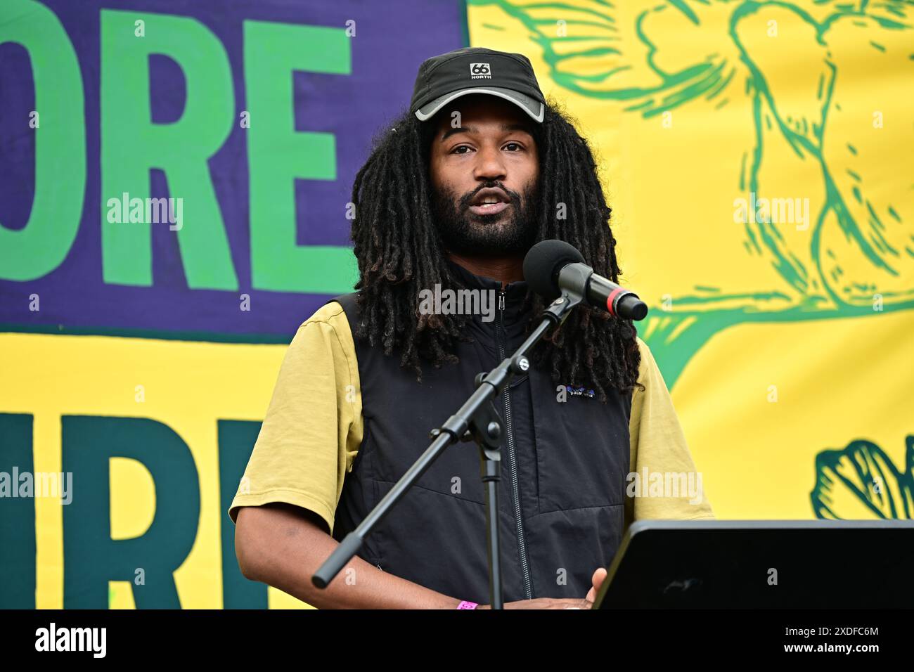 LONDON, UK. 22nd June, 2024. Speaker Nadeem Perera - CONNECTING NATURE ...