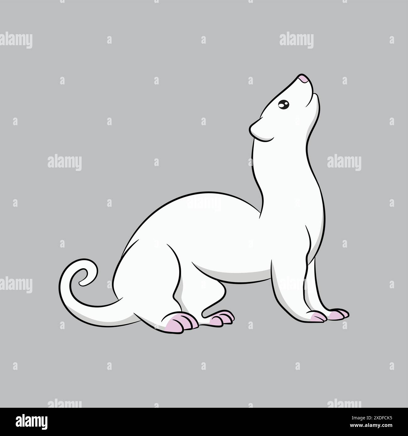 Cartoon ferret ideas hi-res stock photography and images - Alamy