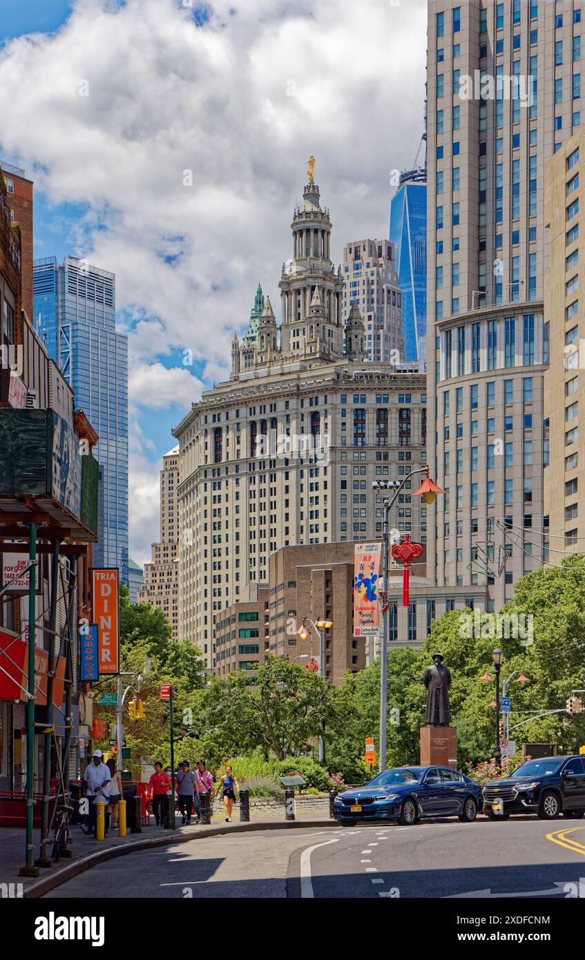 David N. Dinkins Manhattan Municipal Building, a Beaux Arts landmark in ...