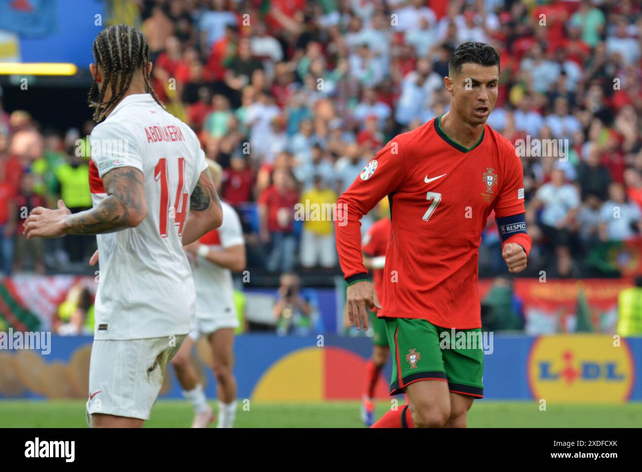 cristiano Ronaldo (Portugal) in action during UEFA Euro 2024 - Turkiye vs Portugal, UEFA ...