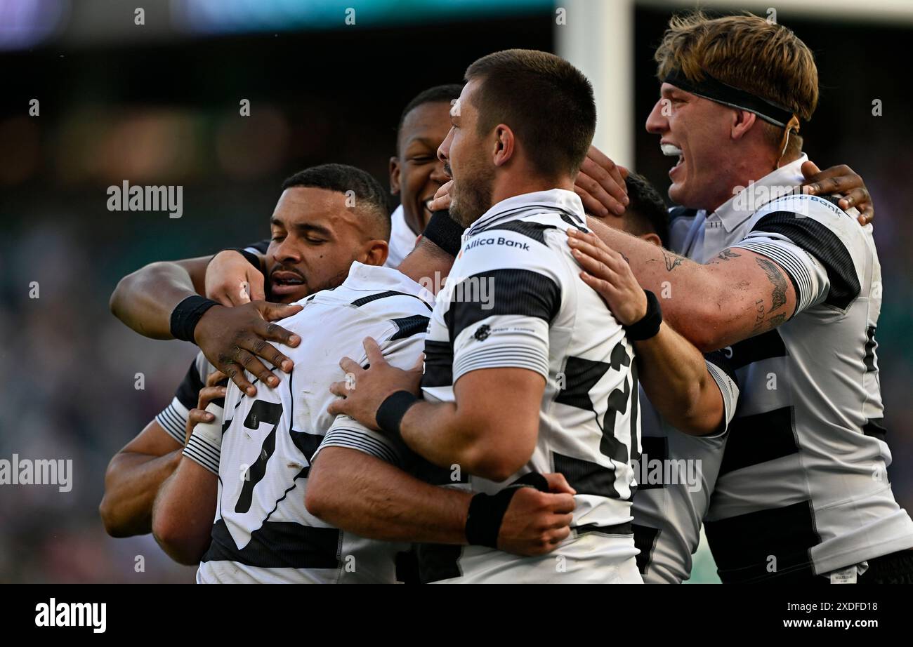 Twickenham . United Kingdom. 22 June 2024. Killick cup, Barbarians V ...