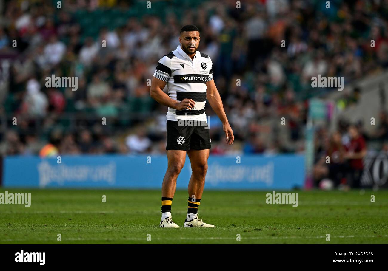Twickenham, United Kingdom. 22nd June, 2024. Killick cup, Barbarians V ...