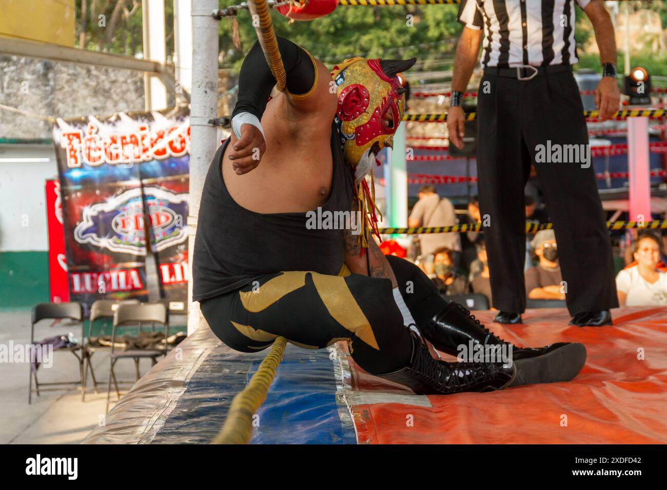 Lucha Libre Mexican wrestling event rural area Stock Photo - Alamy