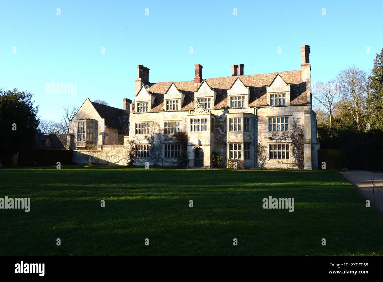 Anglesey Abbey National Trust property stone building ancient historic ...