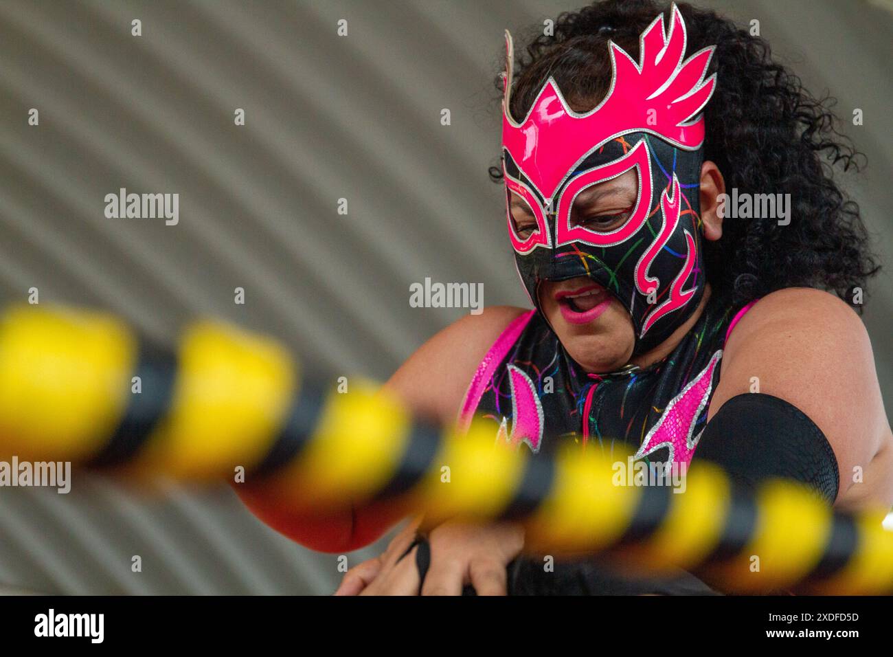 Lucha Libre Mexican wrestling event rural area Stock Photo - Alamy