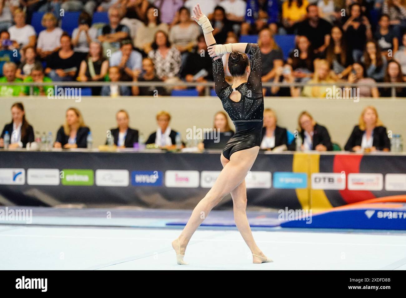 22 June 2024, Hesse, Rüsselsheim: Gymnastics: Olympic qualification ...