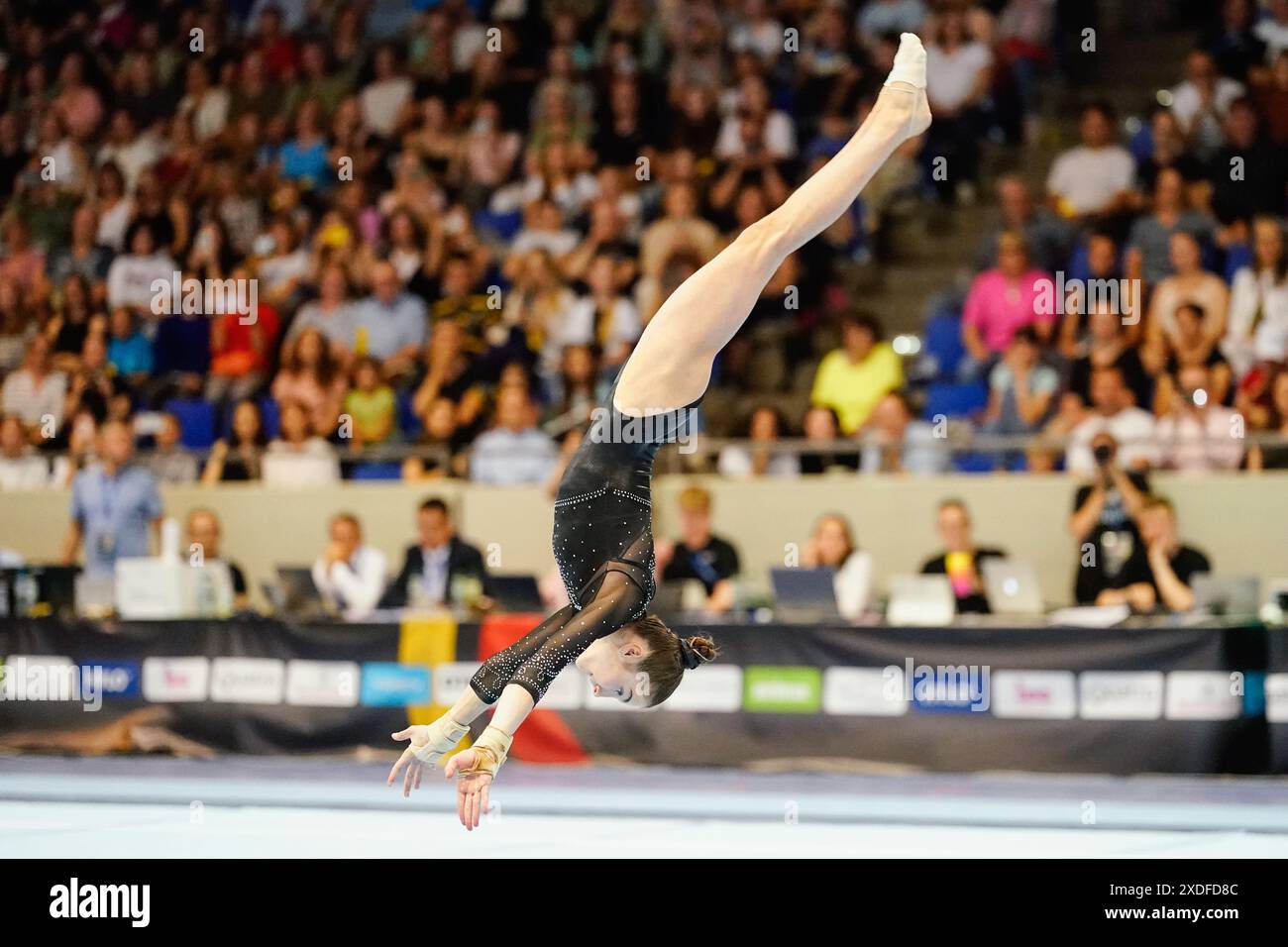 22 June 2024, Hesse, Rüsselsheim: Gymnastics: Olympic qualification ...