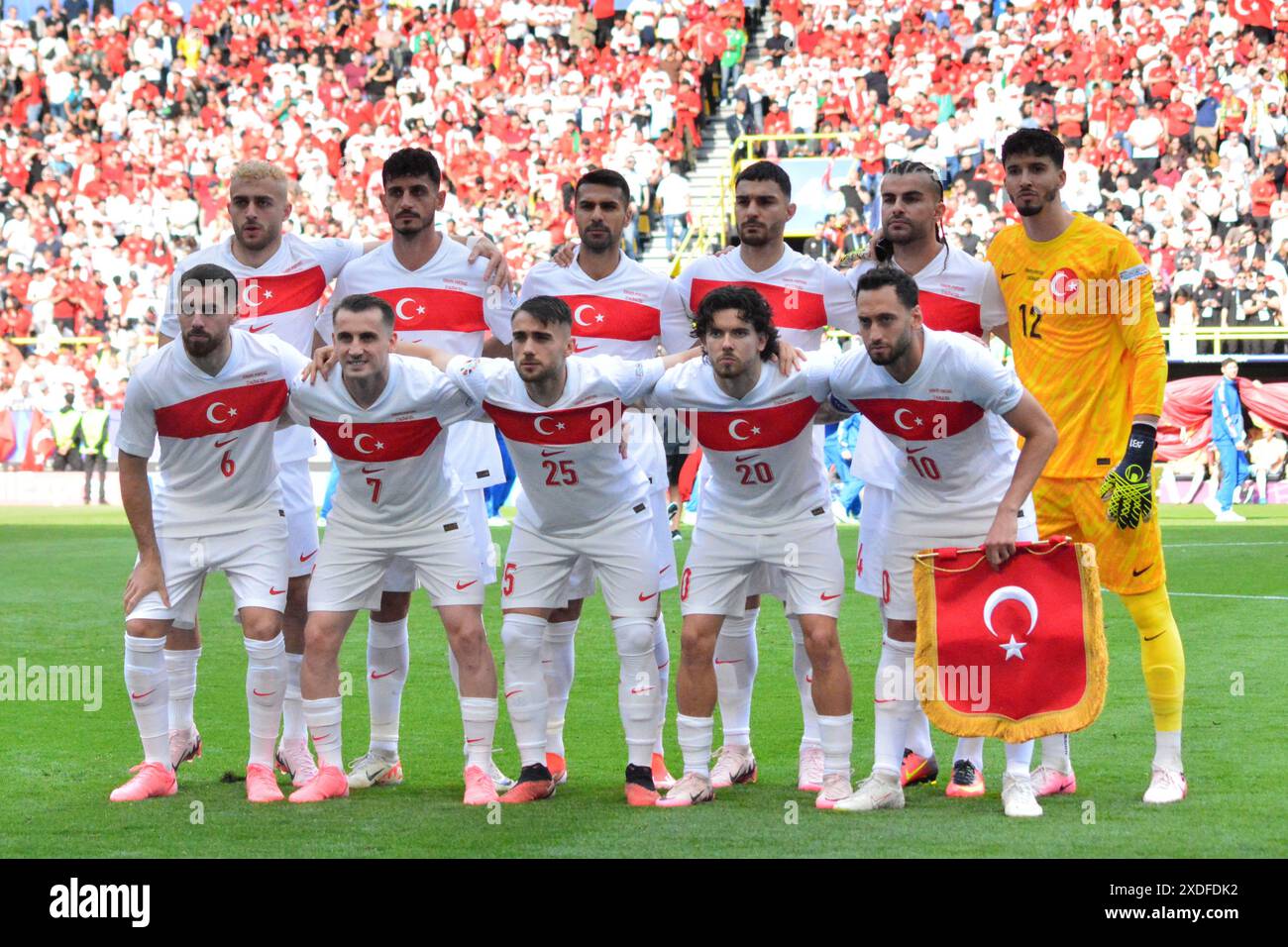 Turkiye sqad line up during UEFA Euro 2024 - Turkiye vs Portugal, UEFA ...