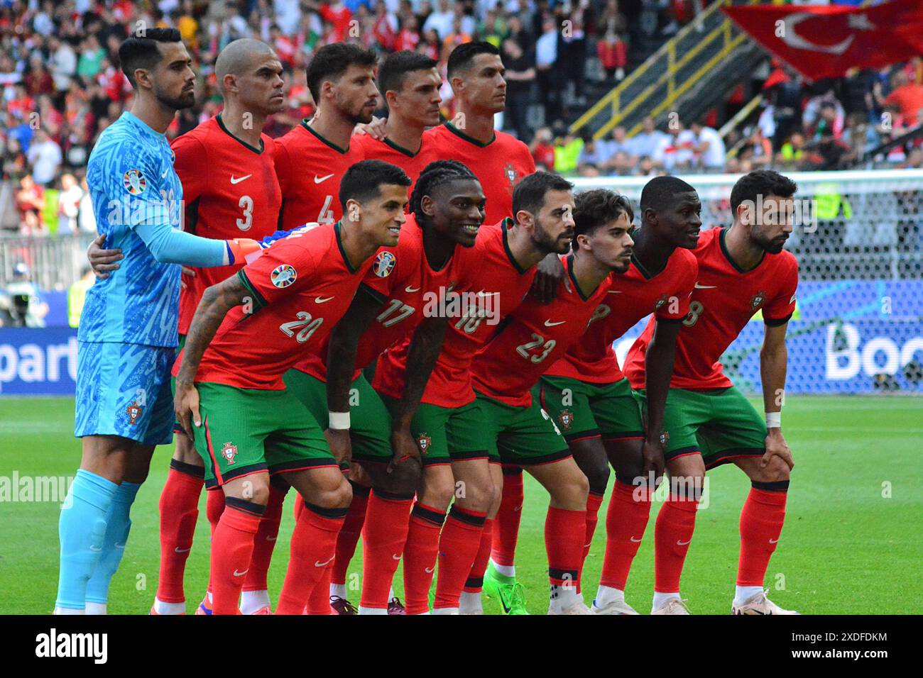 Portugal squad line up during UEFA Euro 2024 - Turkiye vs Portugal ...