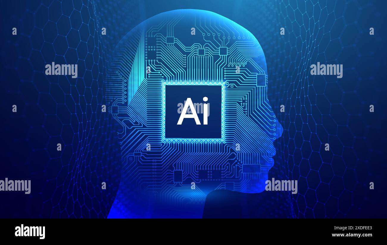 Circuit board design ai Stock Vector Images - Alamy