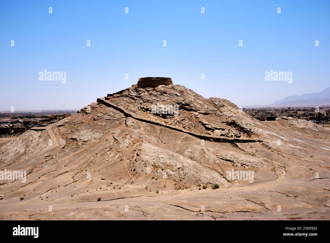 A dakhma, also known as a Tower of Silence, Yazd, iran. Zoroastrian ...