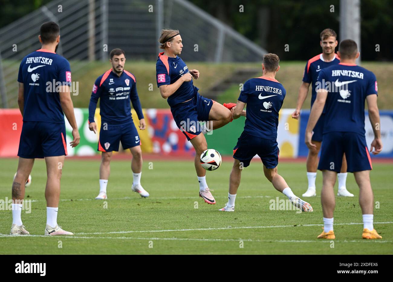 Neuruppin, Njemacka. 22nd June, 2024. Player of Croatian National ...