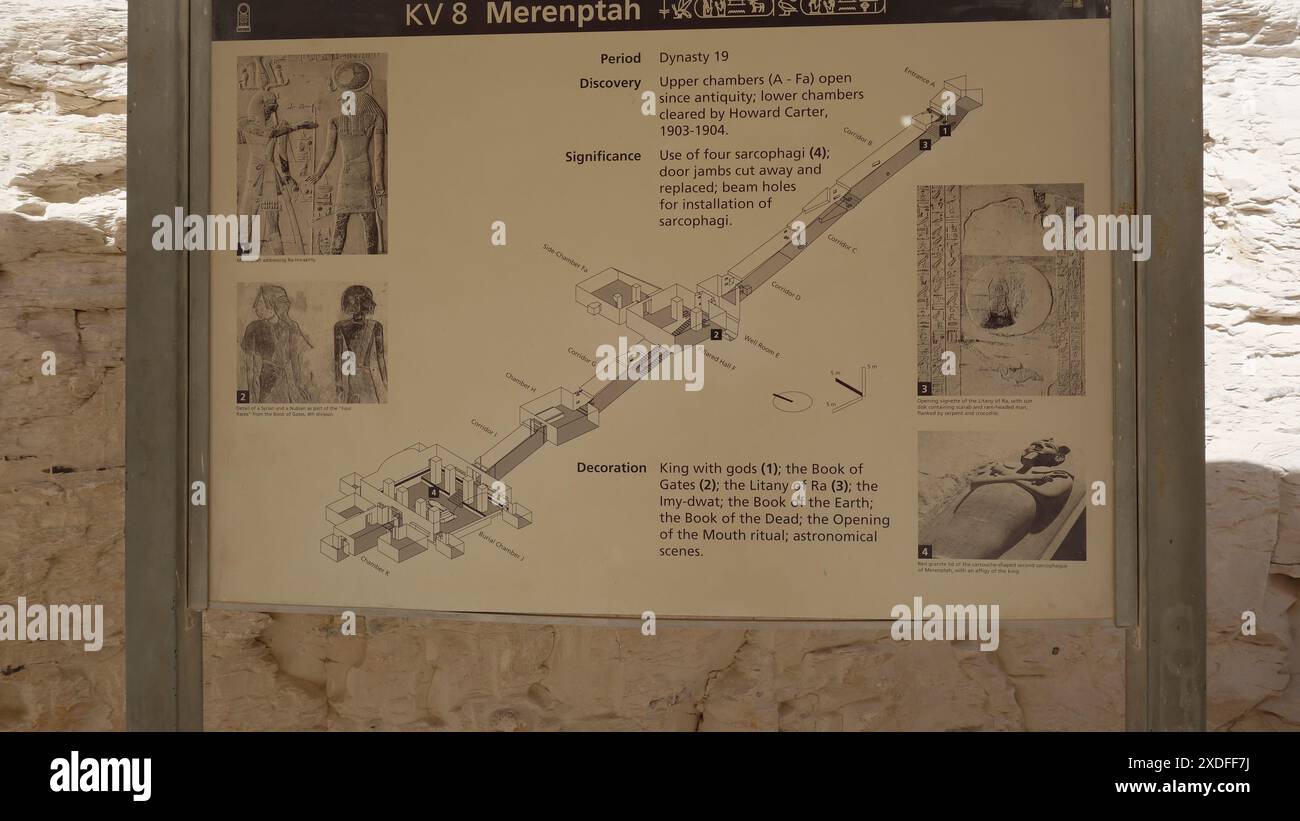 Tomb of merenptah hi-res stock photography and images - Alamy