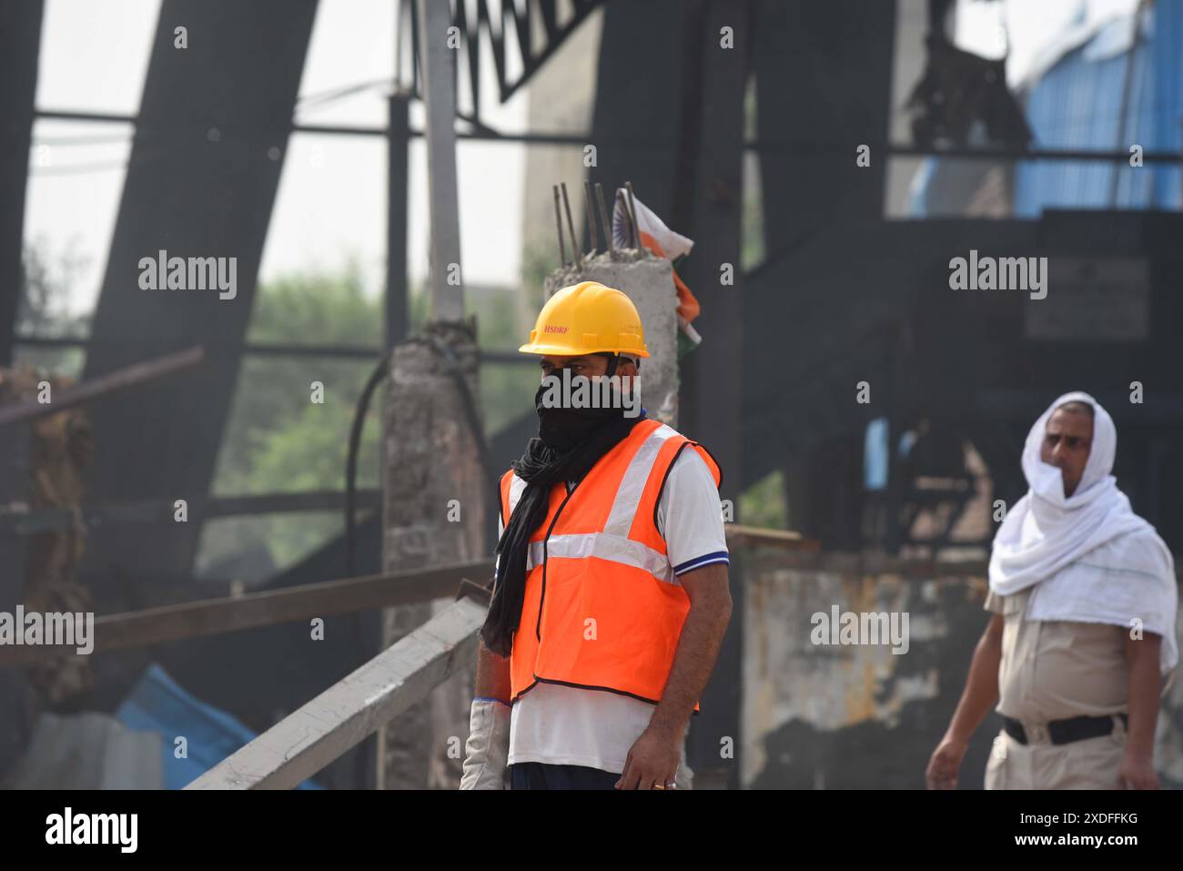GURUGRAM, INDIA - JUNE 22: Members of Haryana State Disaster Response ...