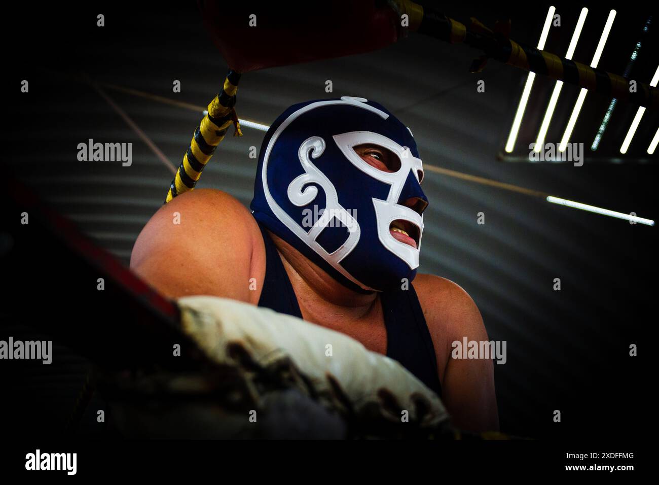 Lucha Libre Mexican wrestling event rural area Stock Photo - Alamy