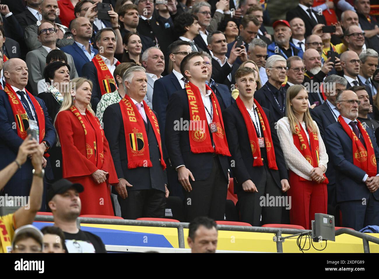 Cologne, Germany. 22nd June, 2024. Up, Flemish Minister Ben Weyts, N-VA ...