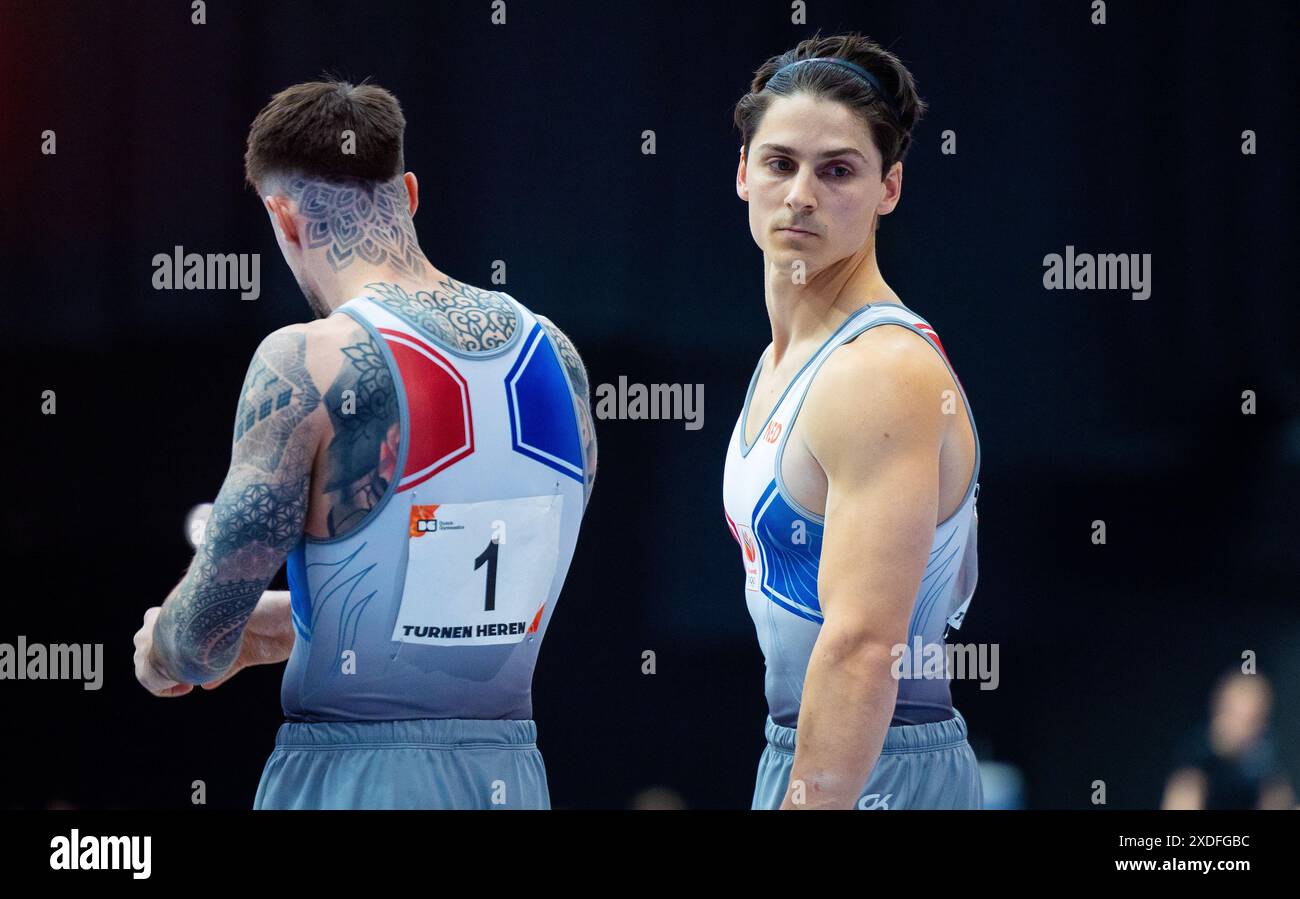 ROTTERDAM - Frank Rijken and Casimir Schmidt during the Olympic ...