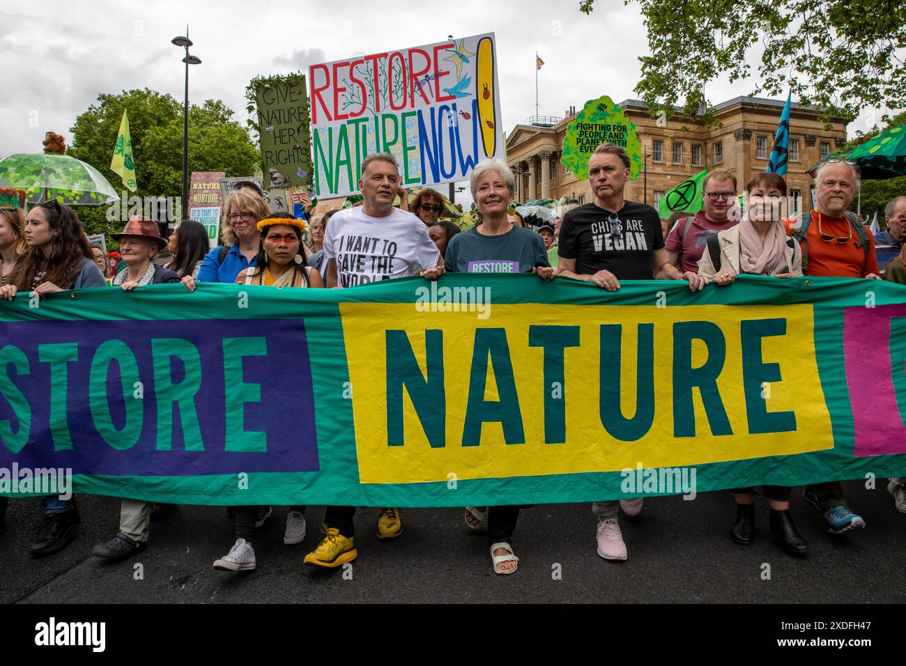 Activists hold flags marching hi-res stock photography and images - Alamy