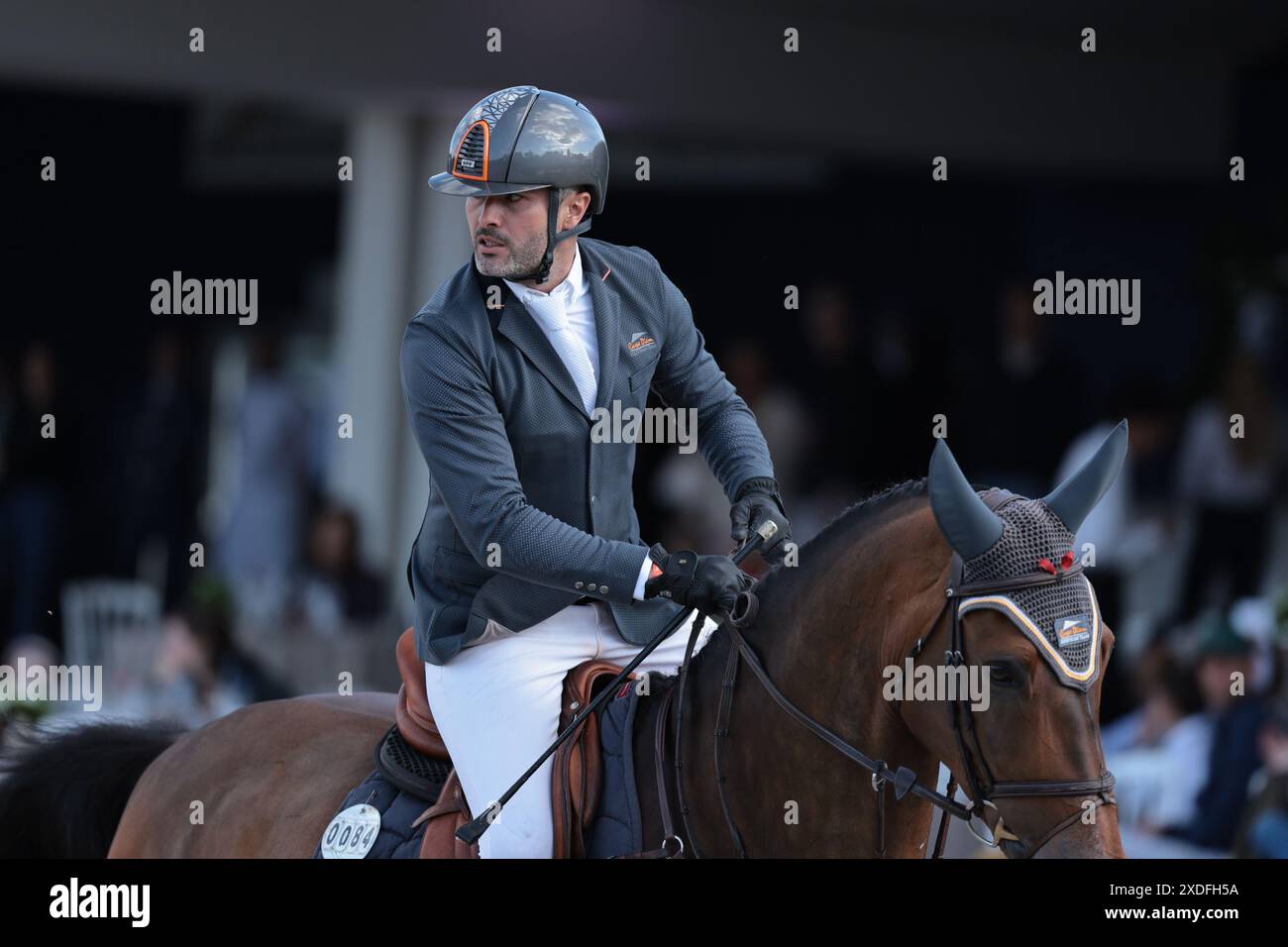 Efe Siyahi of Turkey with Independent during the Longines Global ...