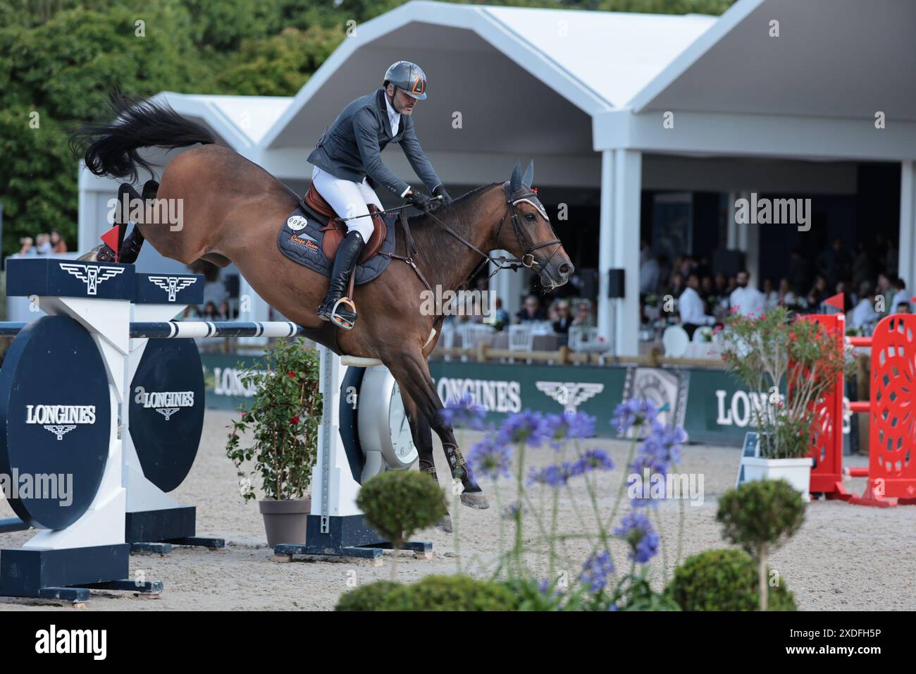 Efe Siyahi of Turkey with Independent during the Longines Global ...