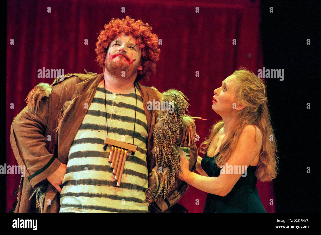 Richard Chew (Papageno), Thora Einarsdottir (Pamina) in THE MAGIC FLUTE ...