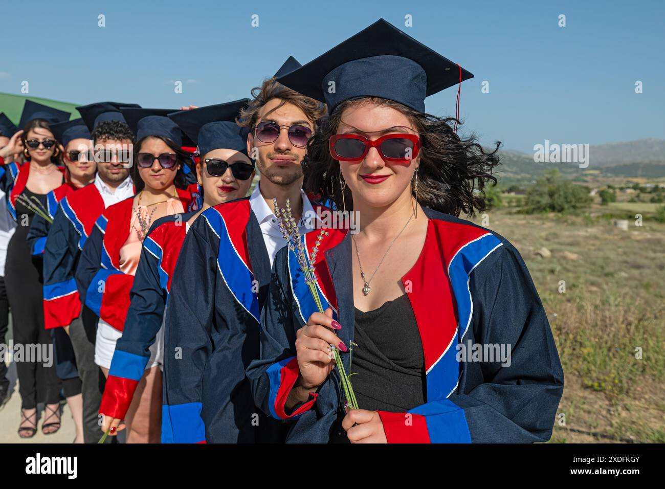 University students attending the graduation ceremony Stock Photo - Alamy