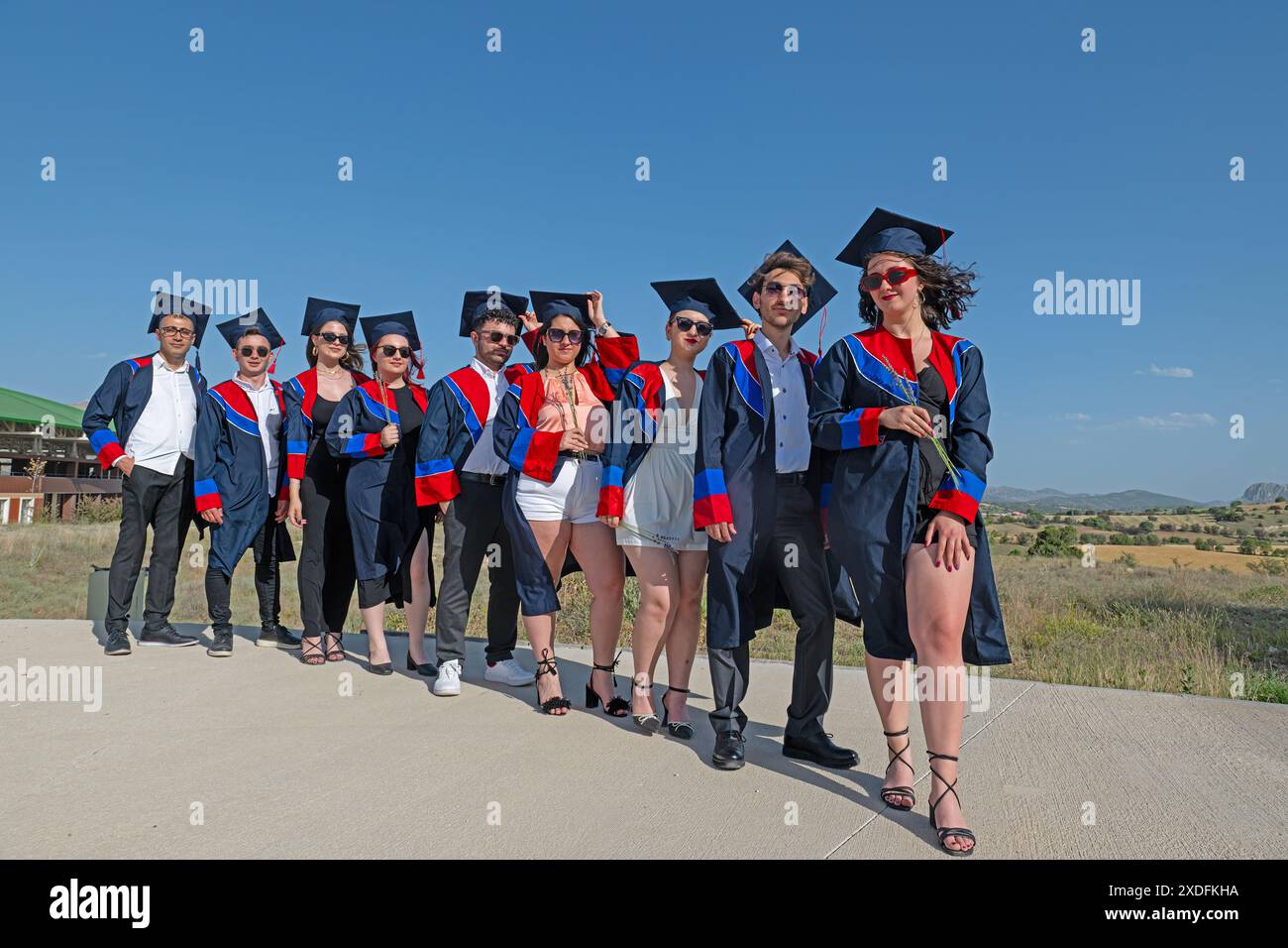 University students attending the graduation ceremony Stock Photo - Alamy