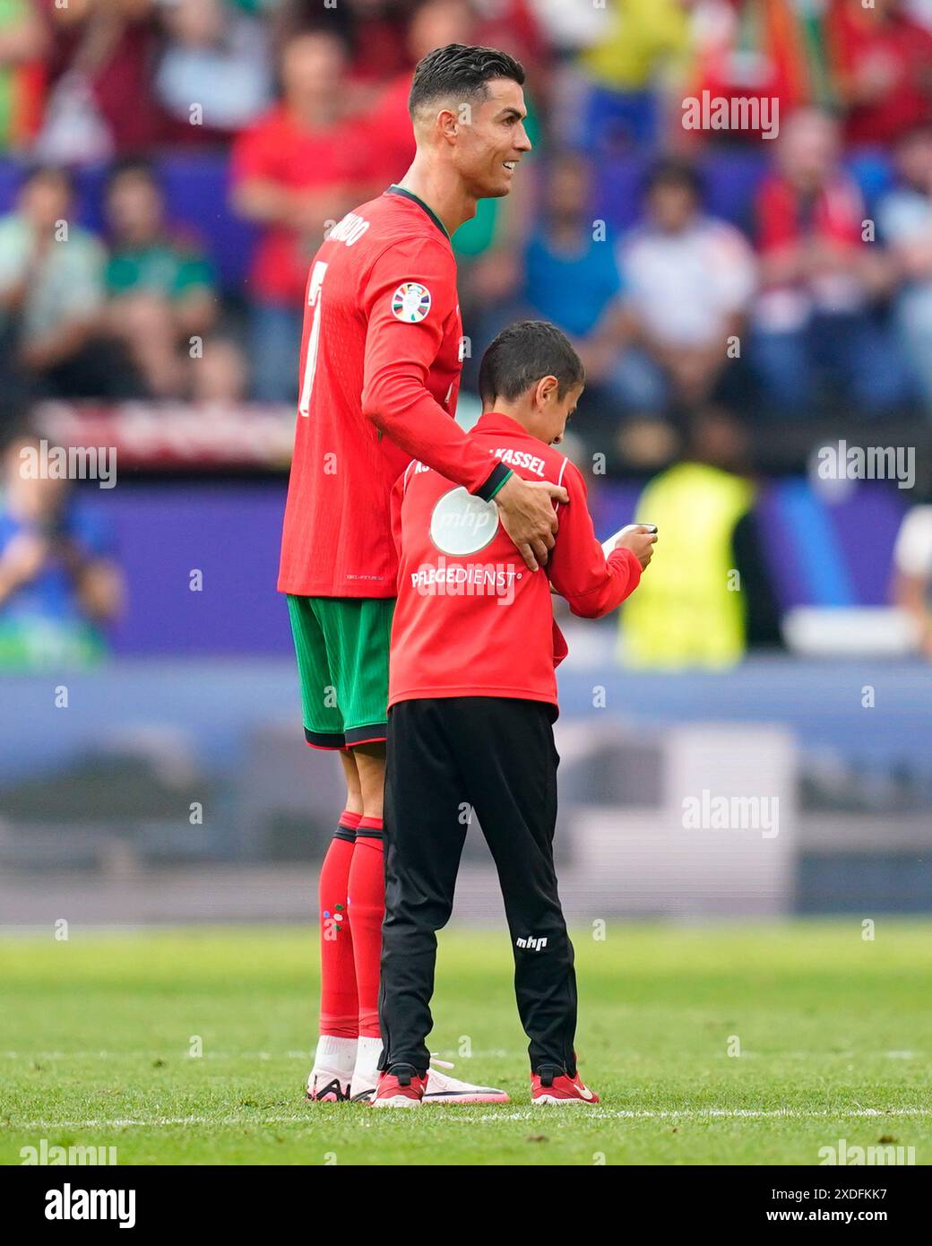 Dortmund, Germany. 22nd June, 2024. Cristiano Ronaldo of Portugal with ...