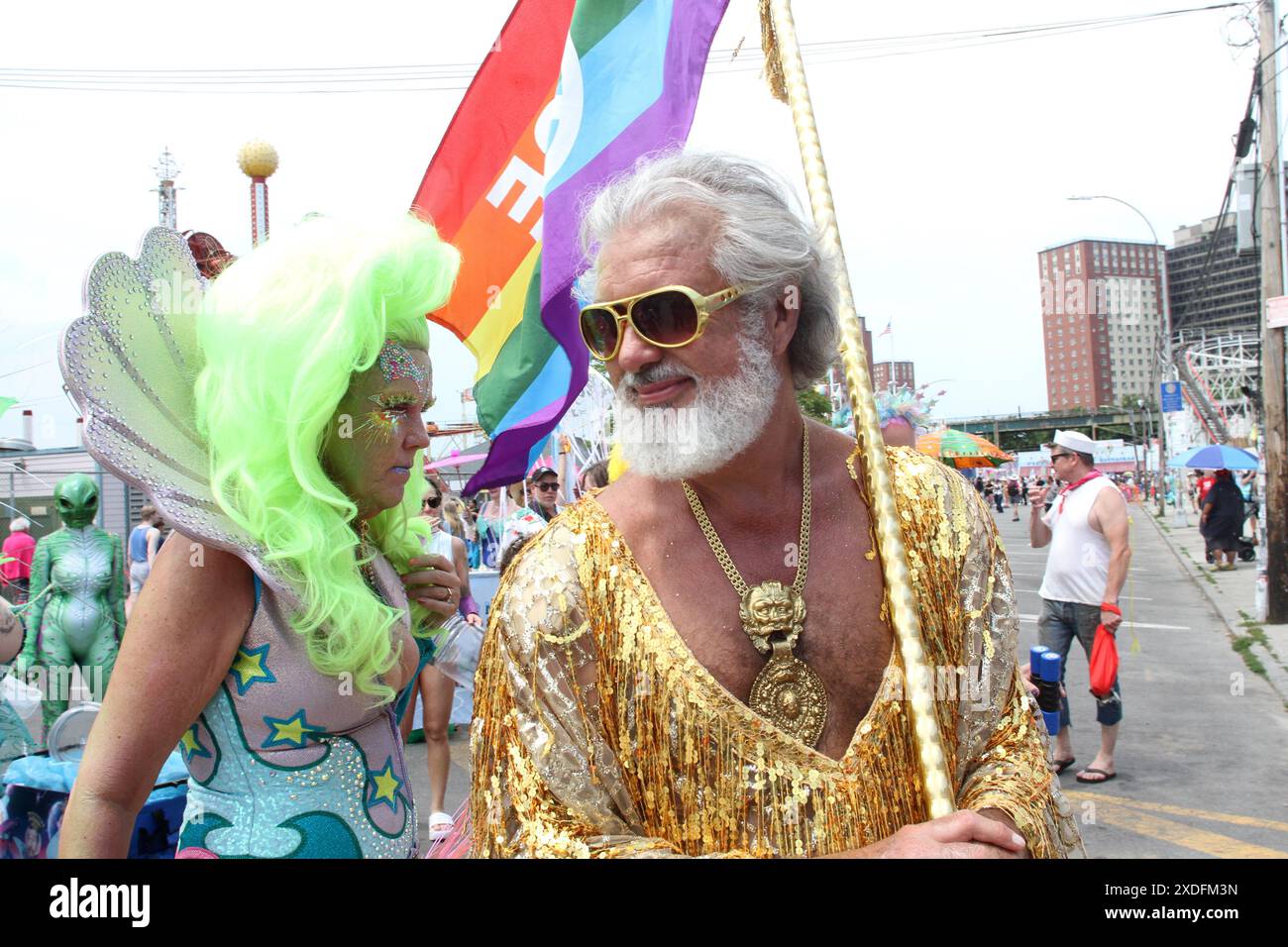 New York, New York, USA. 22nd June, 2024. Brooklyn New York, Coney ...