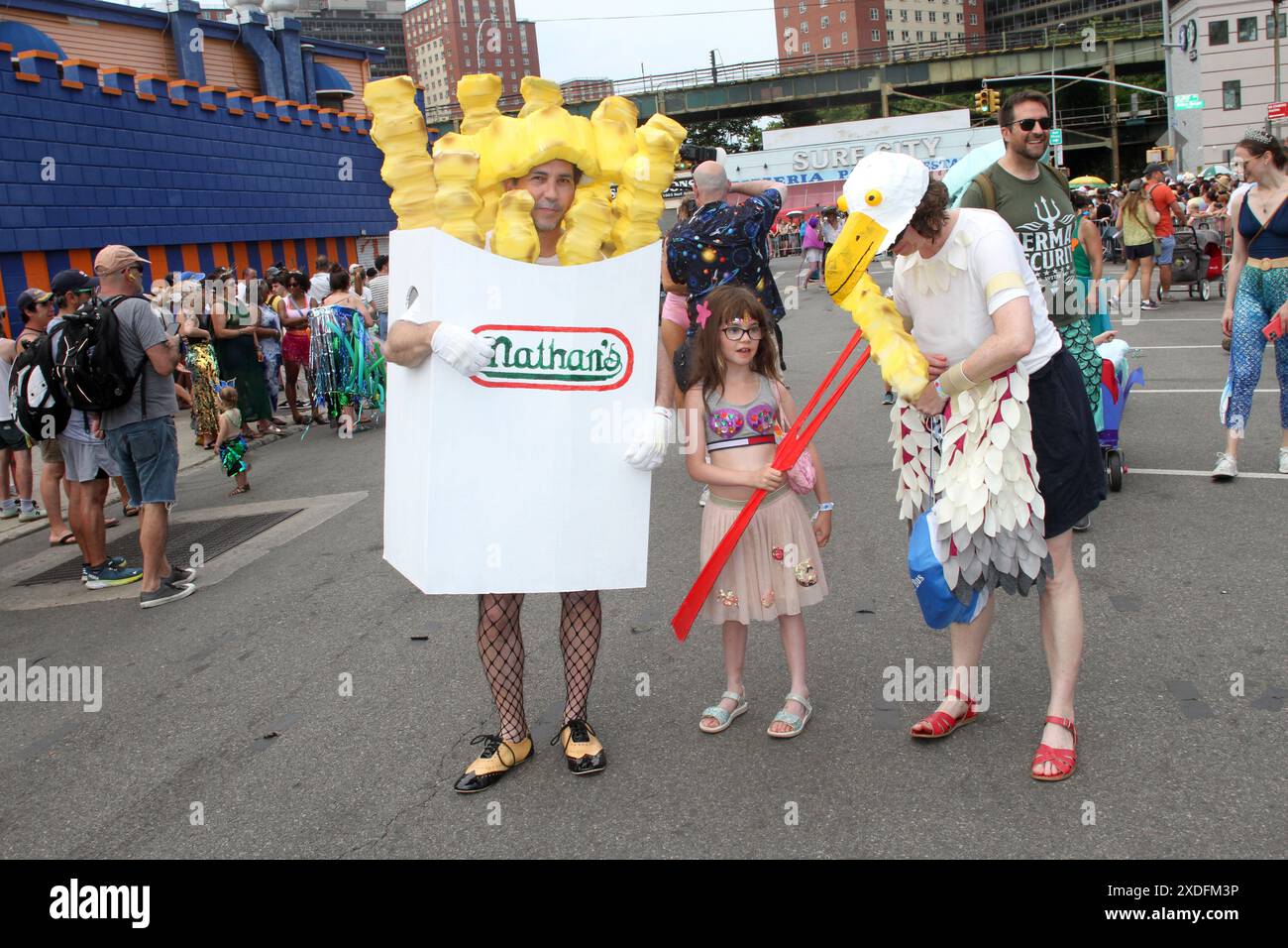 New York, New York, USA. 22nd June, 2024. Brooklyn New York, Coney ...