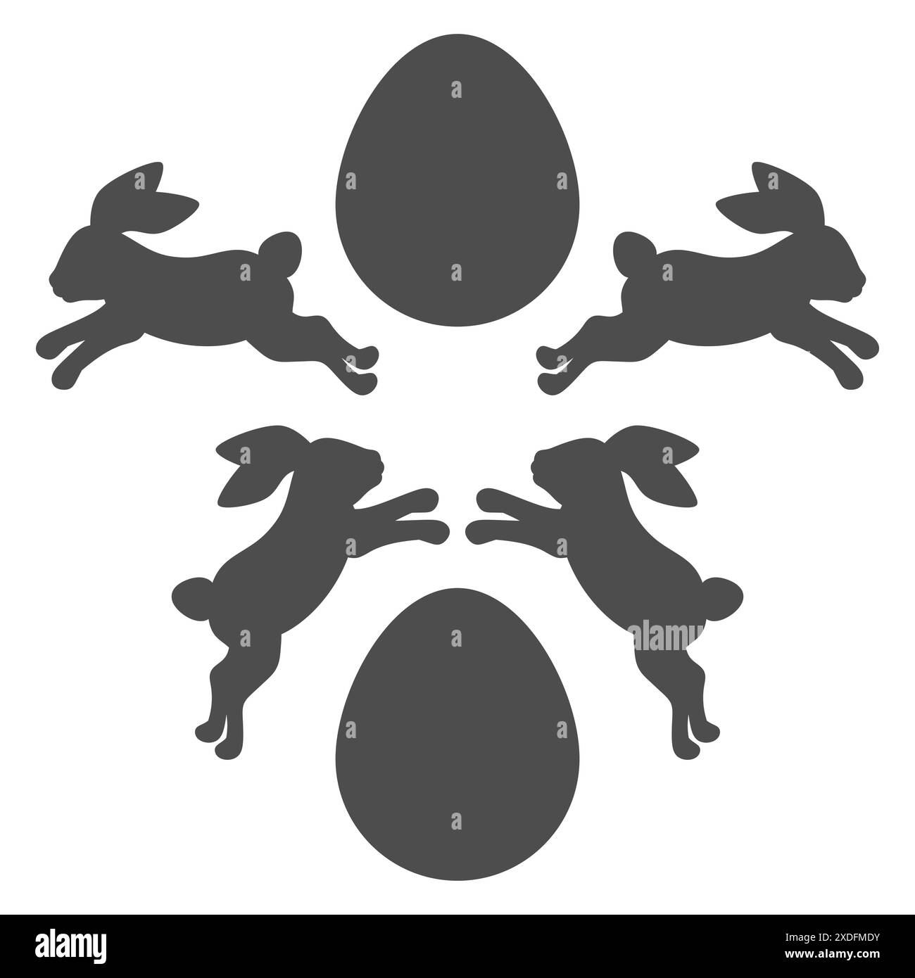 Easter bunny Black and White Stock Photos & Images - Alamy