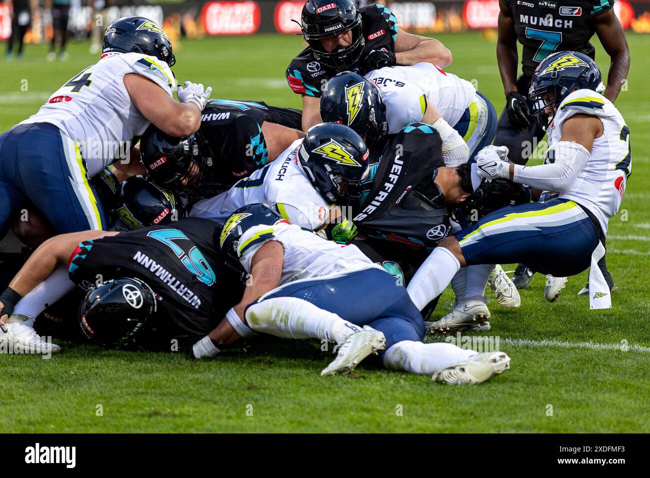 Munich Ravens vs. Stuttgart Surge, American Football, European League ...