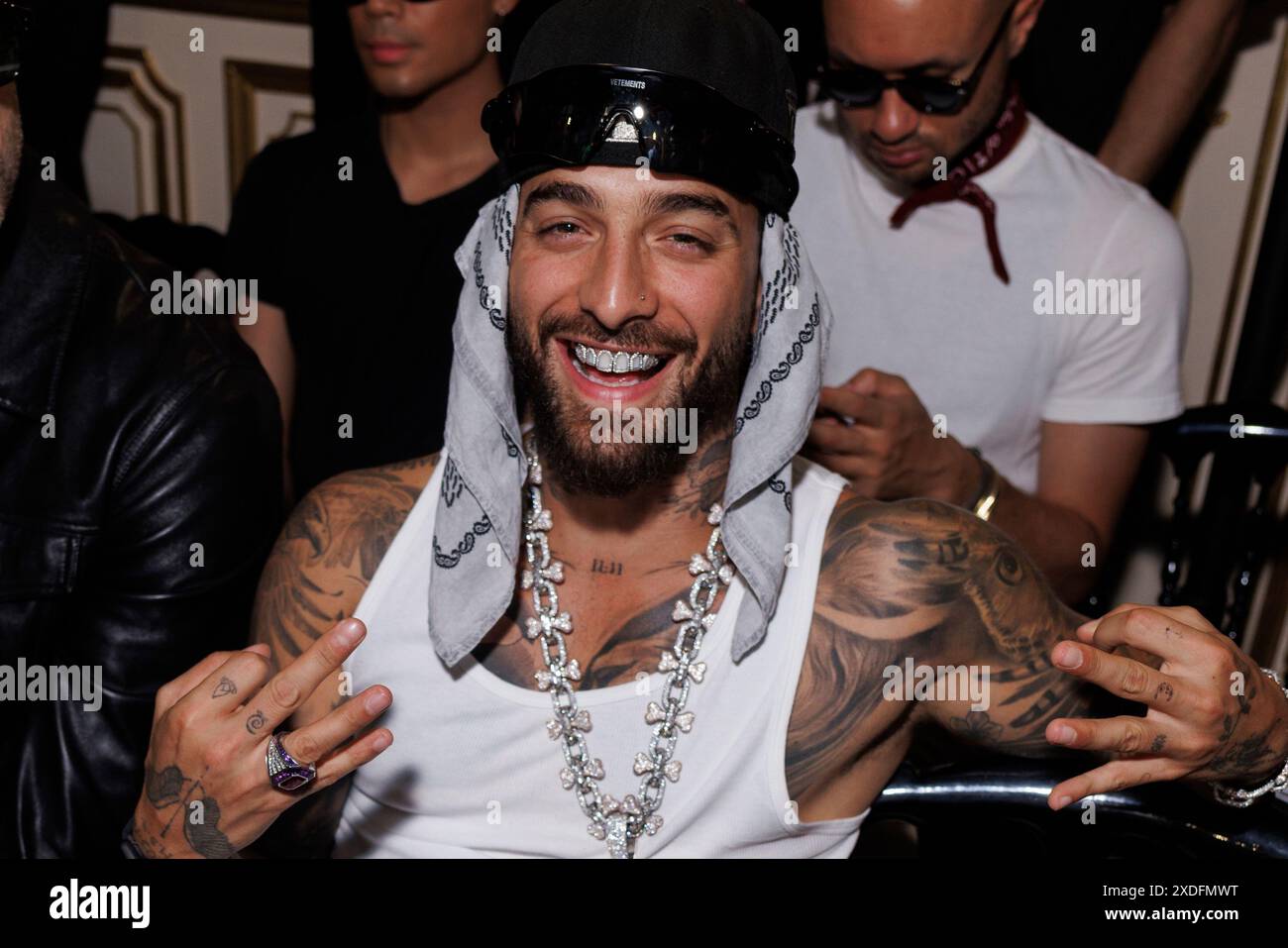 Maluma attends the American Sabotage Spring Summer 2025 collection ...