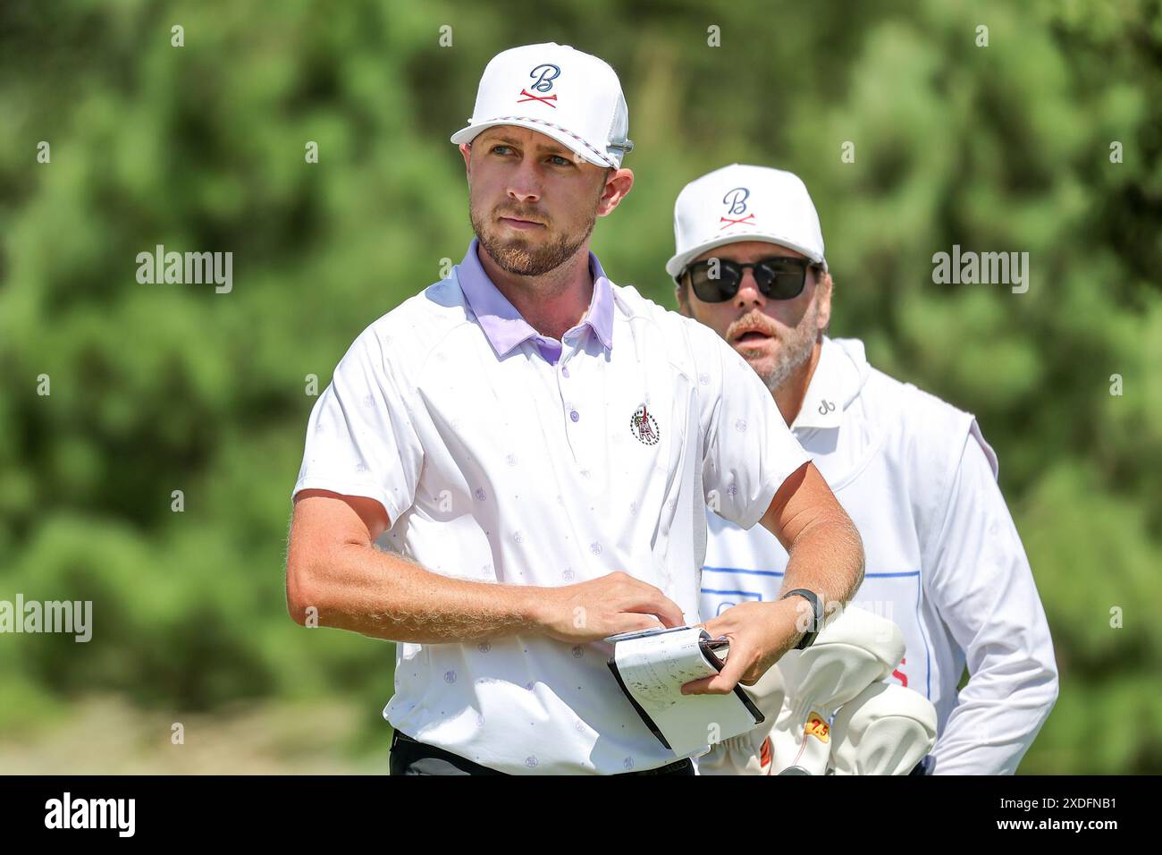 Norman, OK, USA. 22nd June, 2024. Alistair Docherty on the 11th hole ...