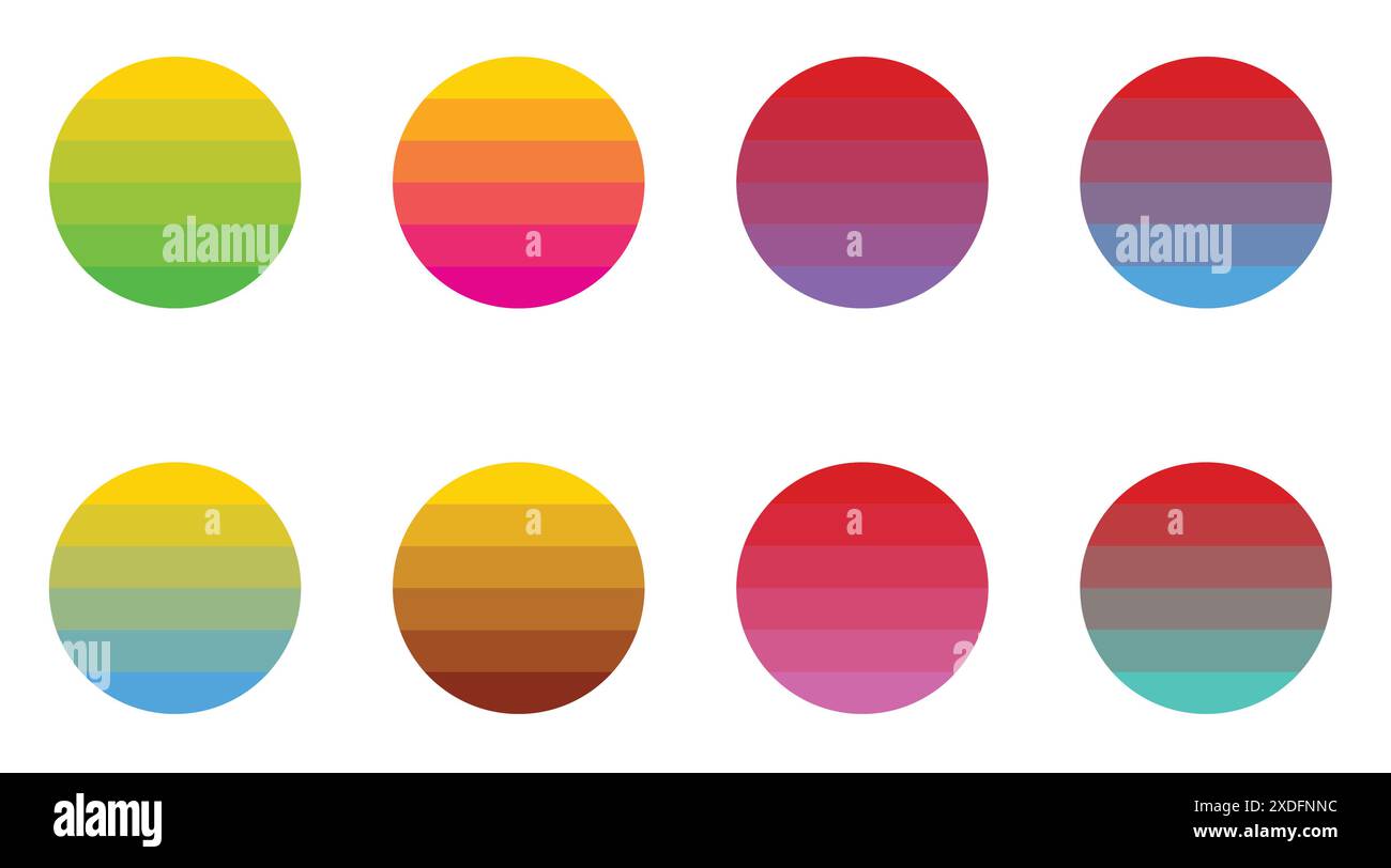 The colors of sunset Cut Out Stock Images & Pictures - Alamy