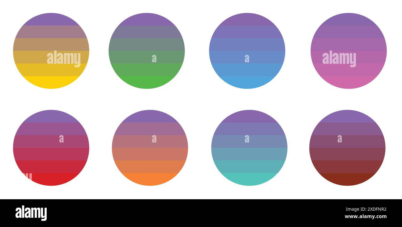 The colors of sunset Cut Out Stock Images & Pictures - Alamy