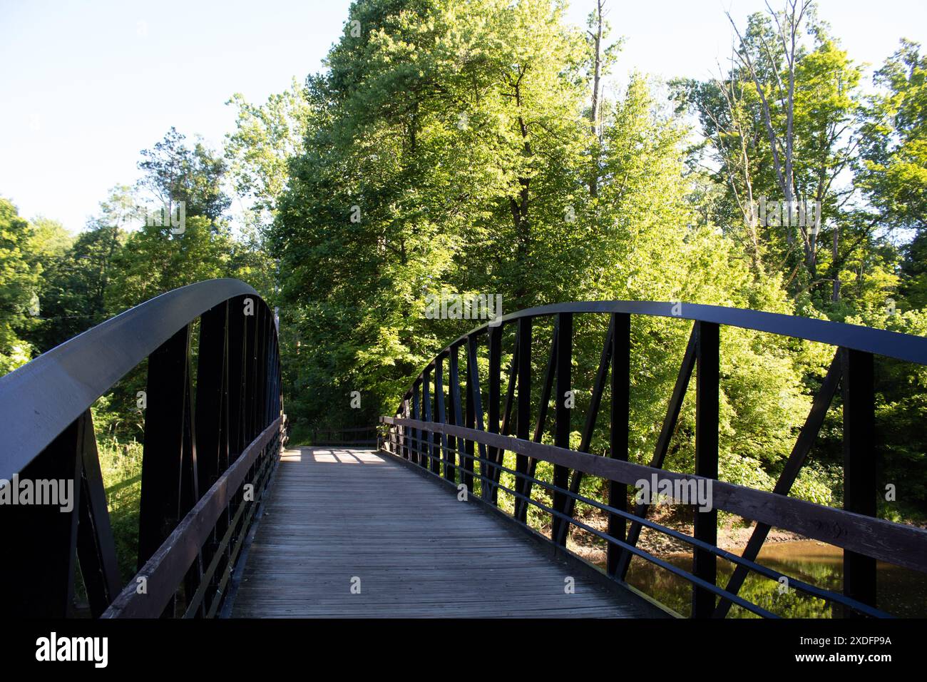 Bike Path Bridge Stock Photo - Alamy