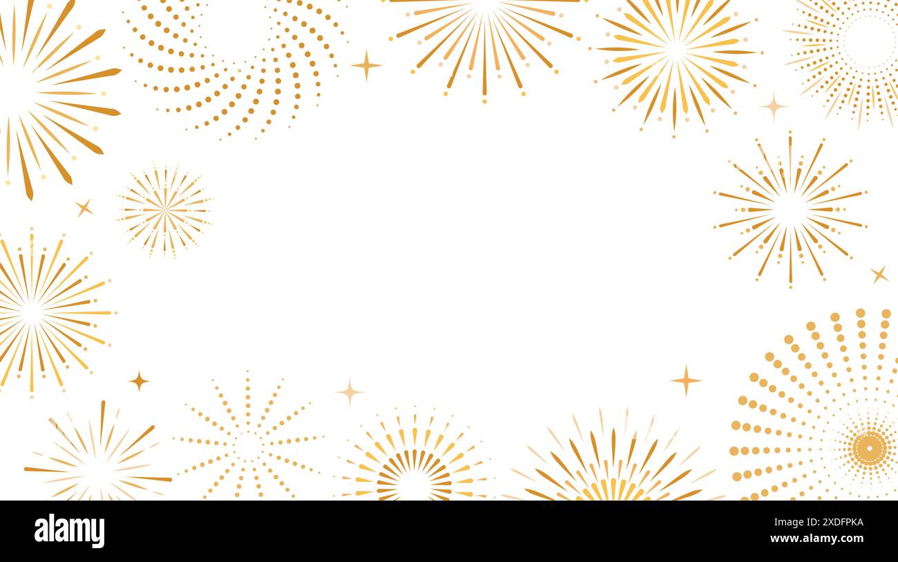 Fireworks set of icons, symbols. Celebration, winner, New year party ...