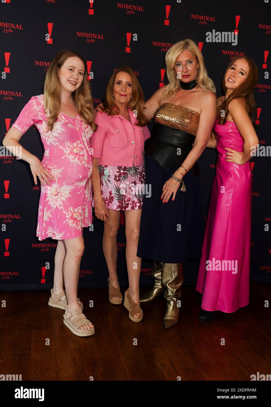 Skylar McKeith, Gillian McKeith, Krisztina Kalman and Afton McKeith ...