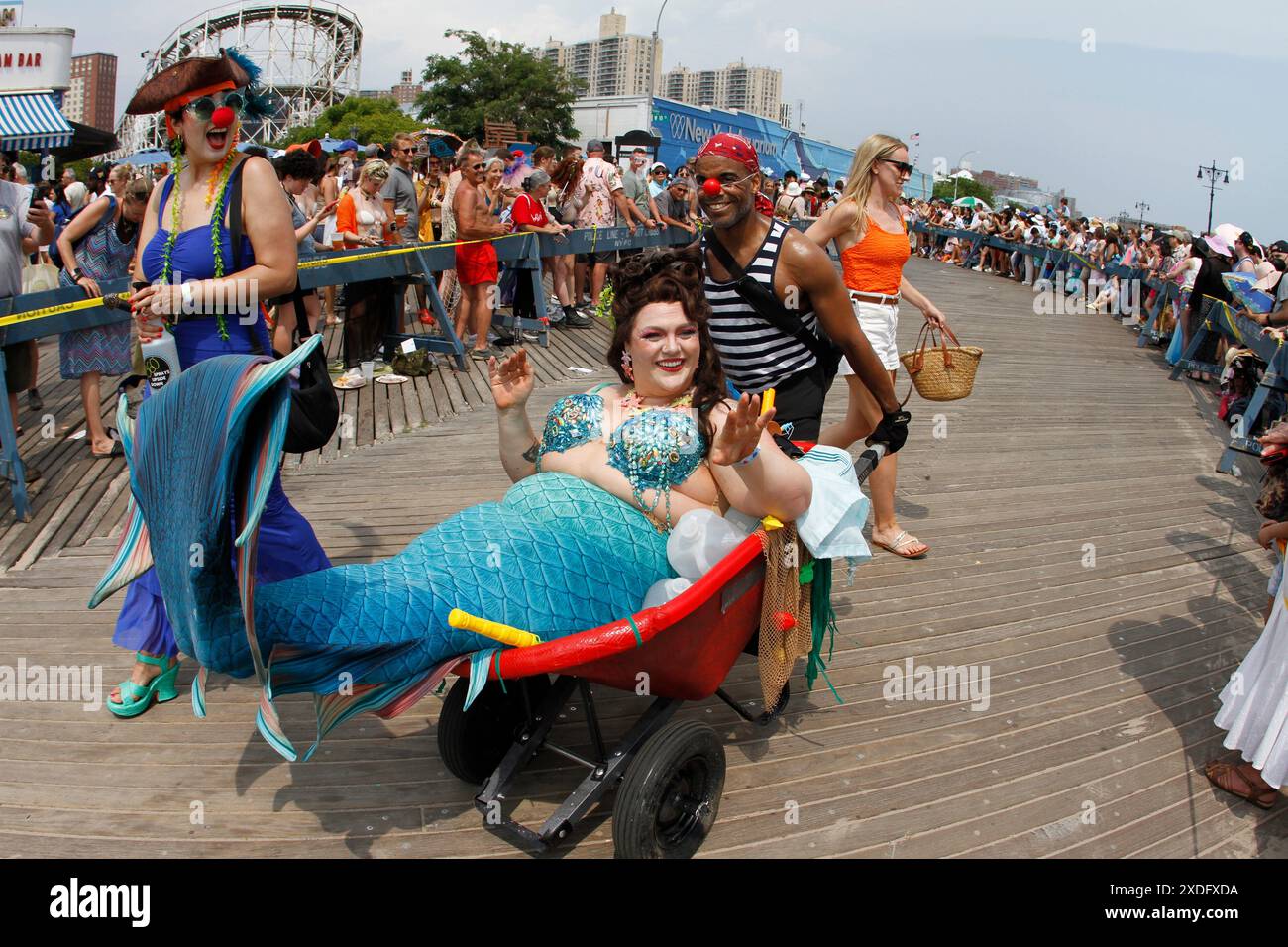 Brooklyn, New York, USA. 22nd June 2024. A general view of the Coney ...