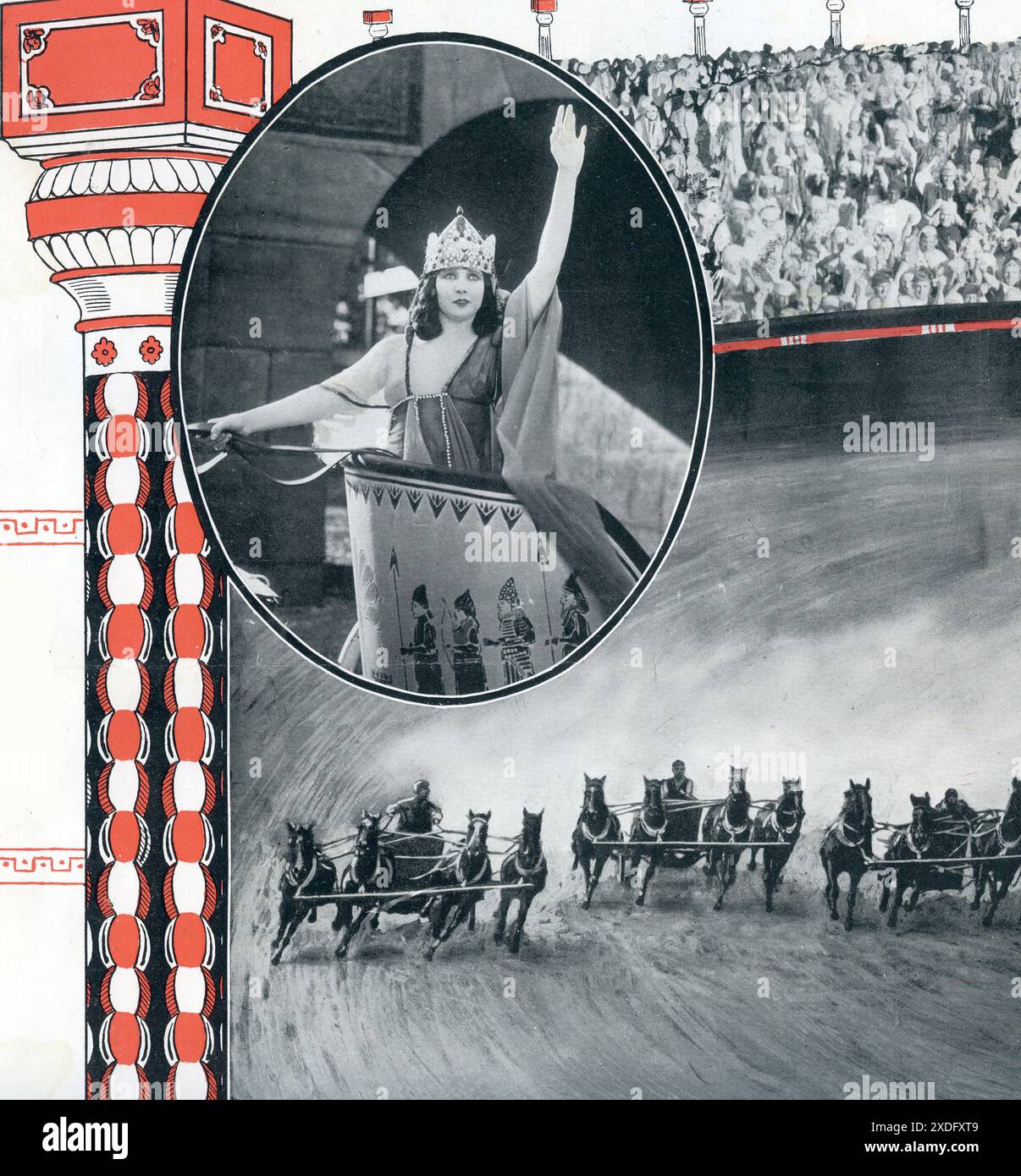 A page from the original British pressbook for the lost Silent Film THE ...